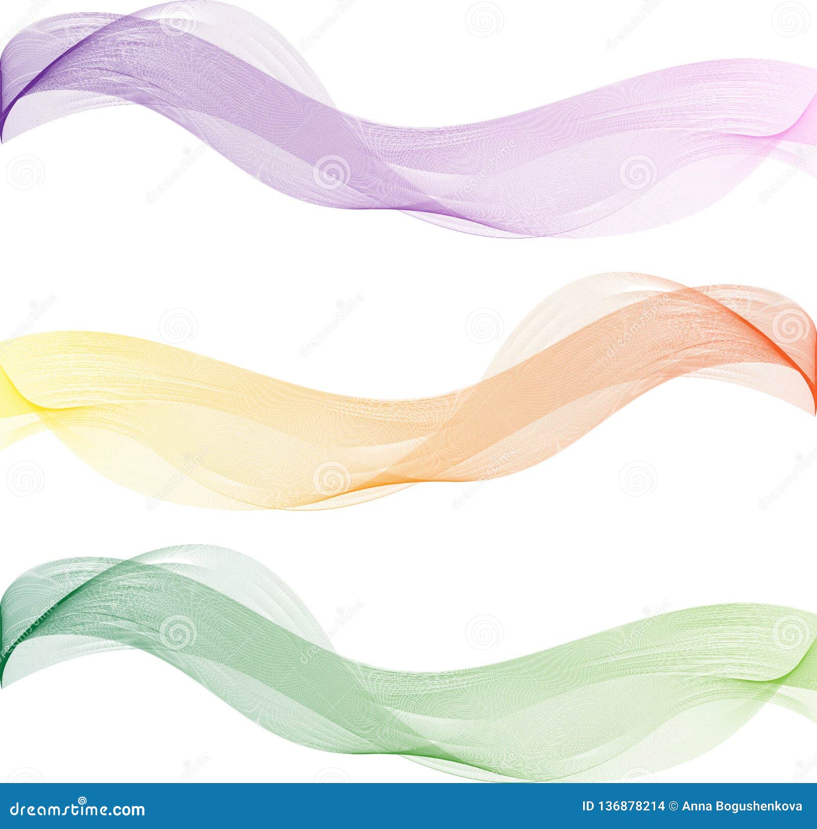Vector Illustration of Realistic Color Smoke Isolated Stock Vector ...
