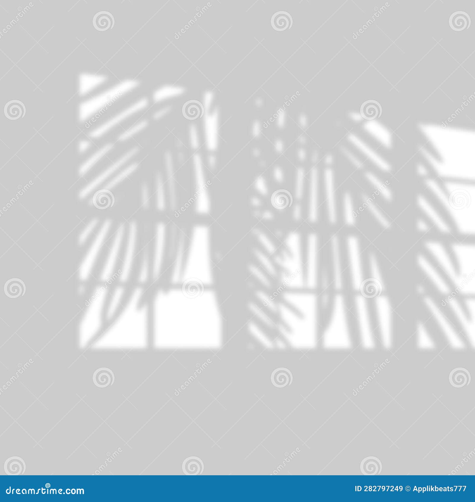 Vector Illustration of Realistic Tropical Shadow Overlay Effect ...