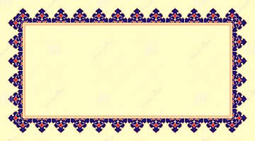 Vector Illustration of Rectangular Border Frame Design Element in ...