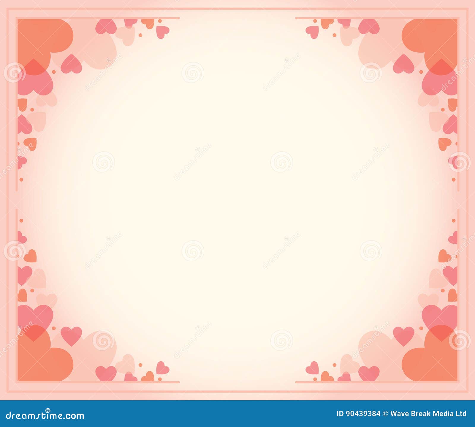 Vector Illustration of a Rectangular Frame Stock Vector - Illustration ...