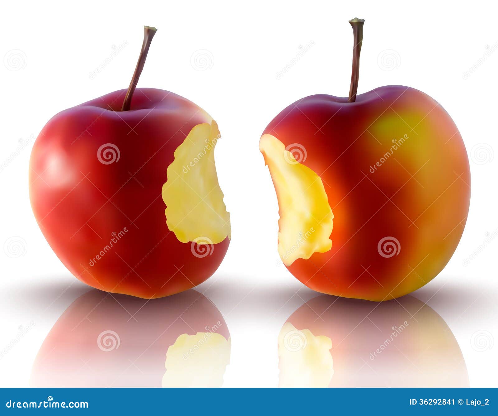 Vector Illustration of Red Apples Stock Vector - Illustration of ...