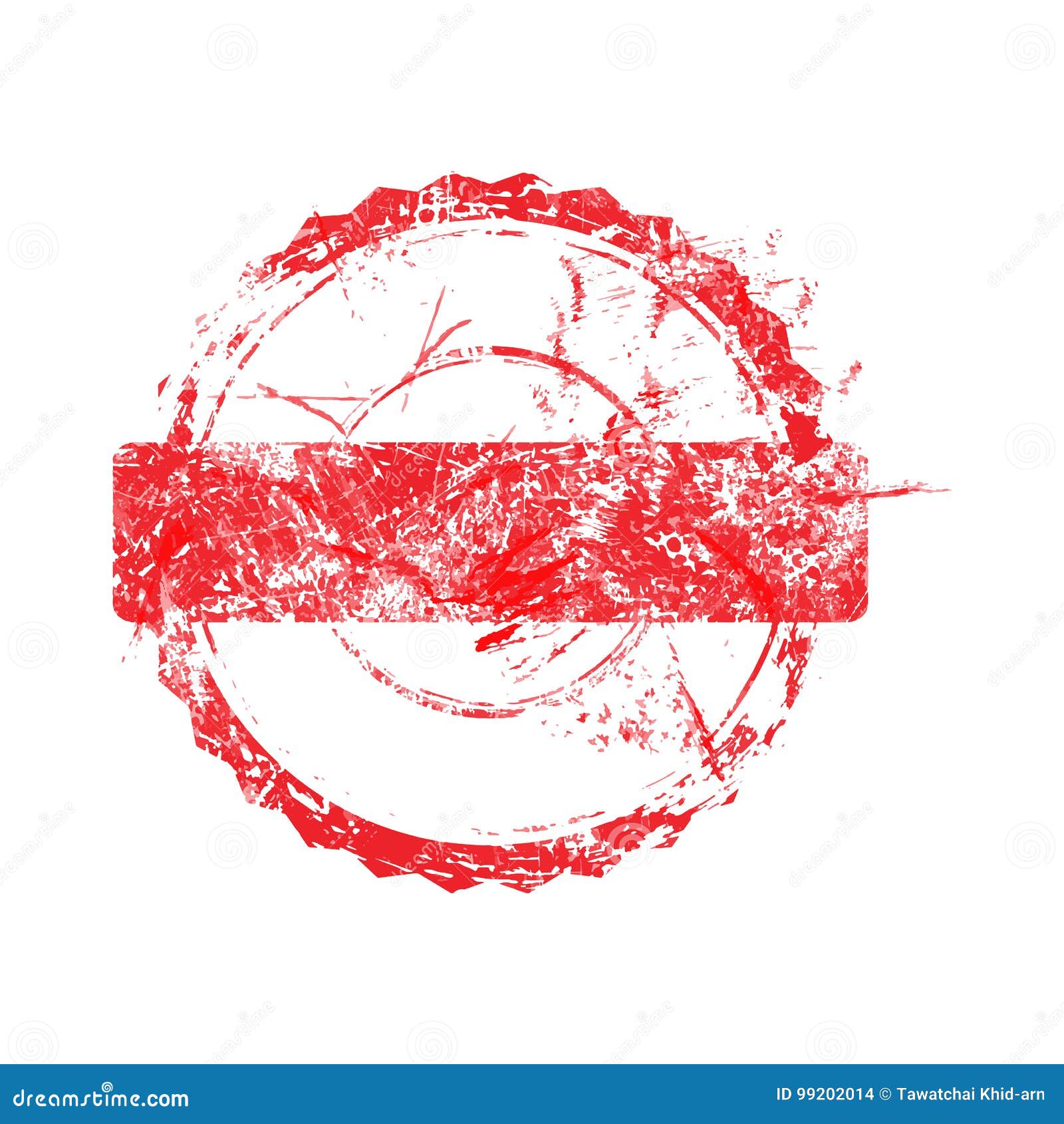 Vector Illustration Red Color of Grunge Rubber Stamp Basis Texture for ...