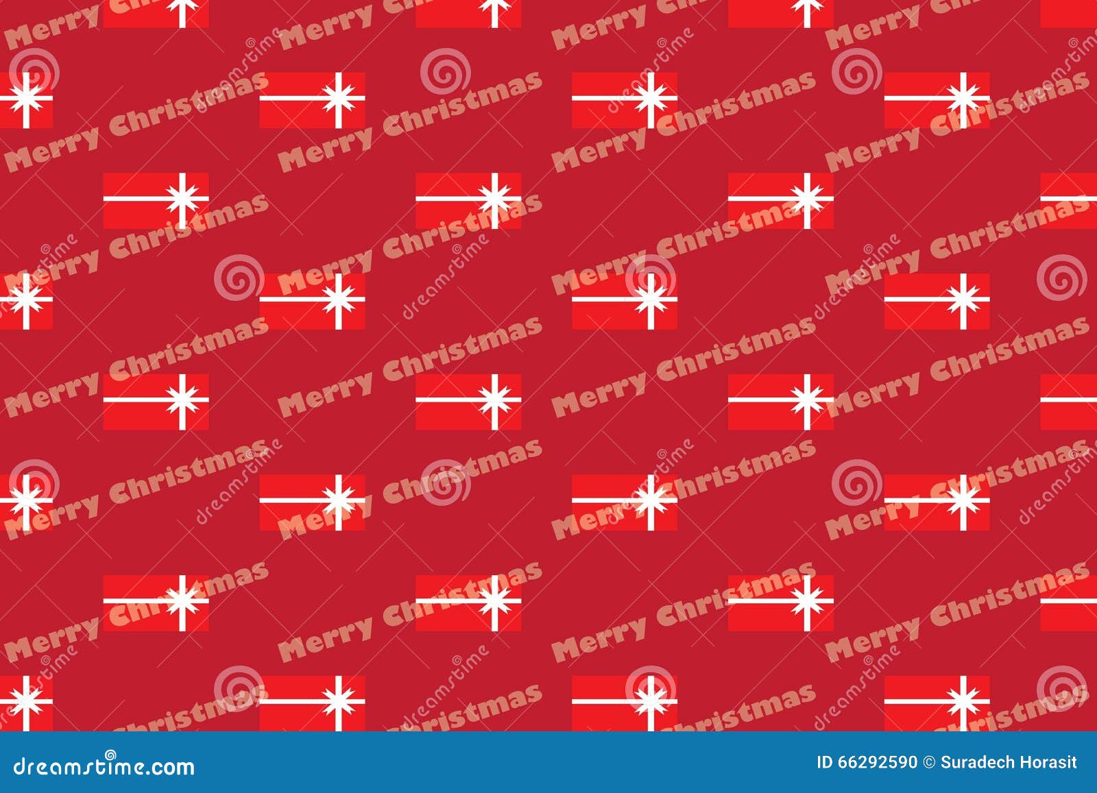 Vector Illustration of Red Gift Boxes Pattern. Stock Illustration ...