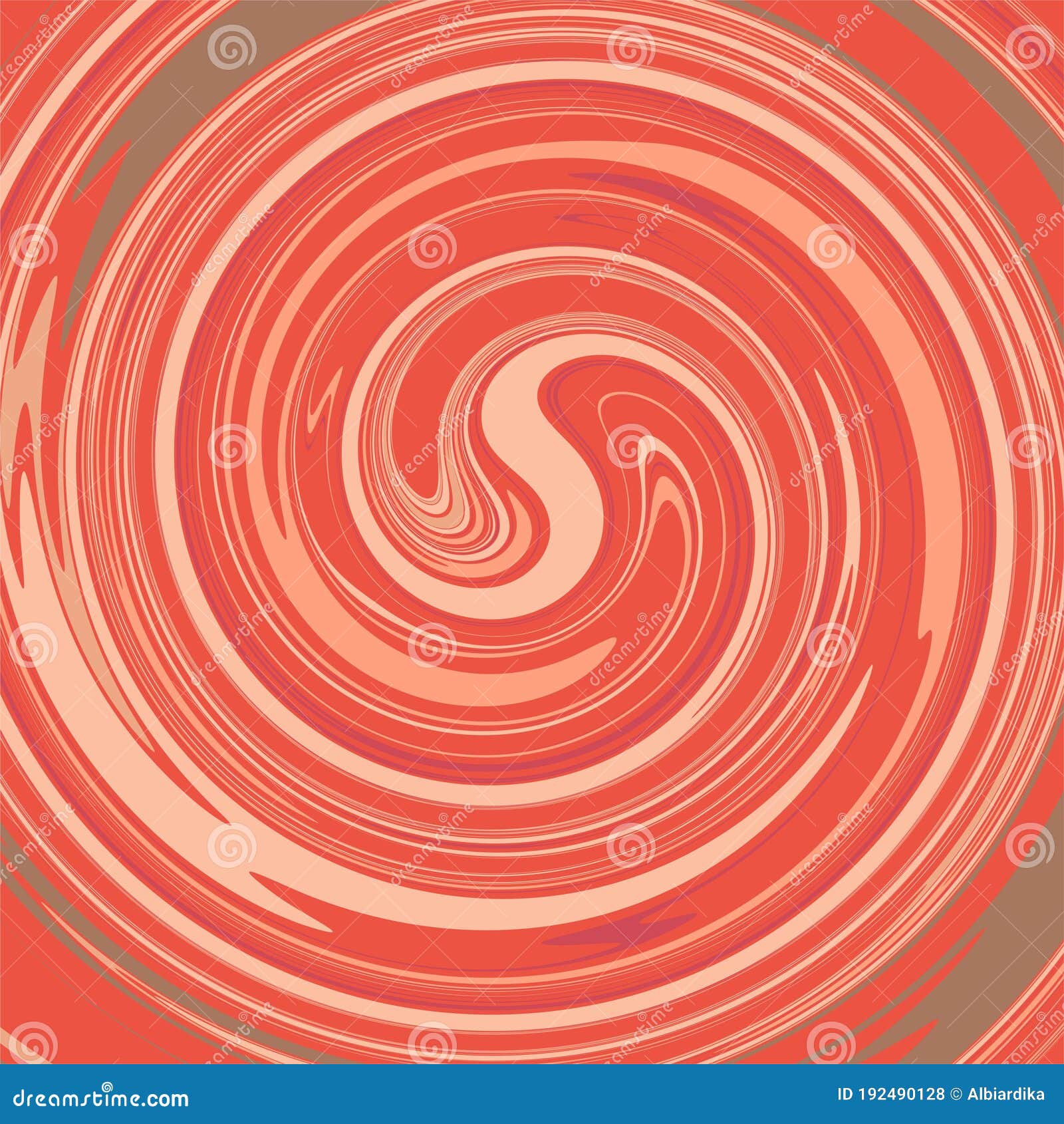 Red Color Psychedelic Fluid Art Abstract Background Design Vector ...