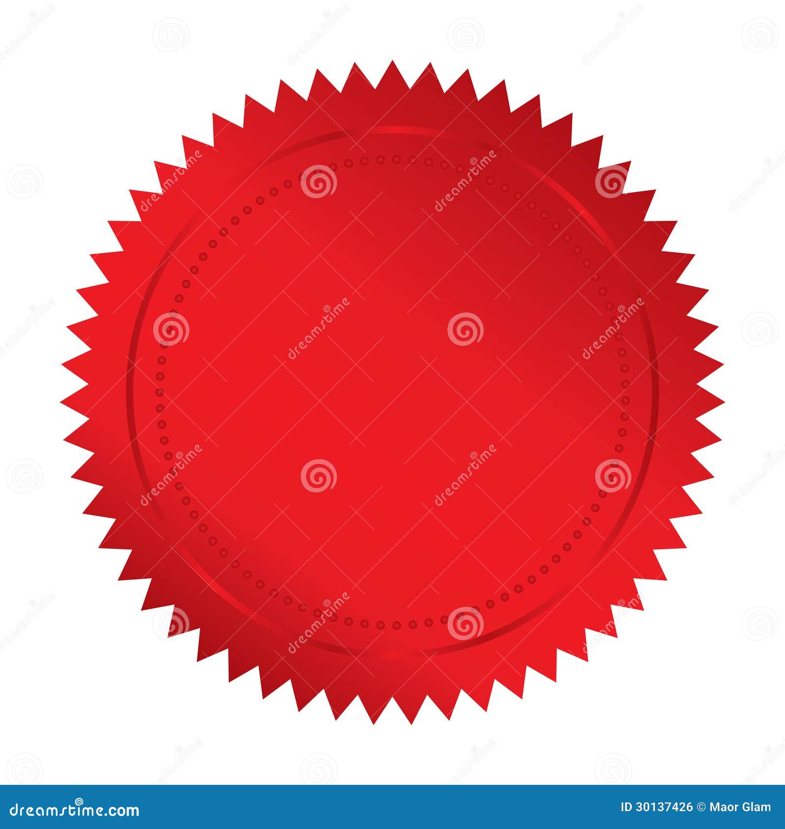 Red seal stock vector. Illustration of banner, seal, background - 30137426