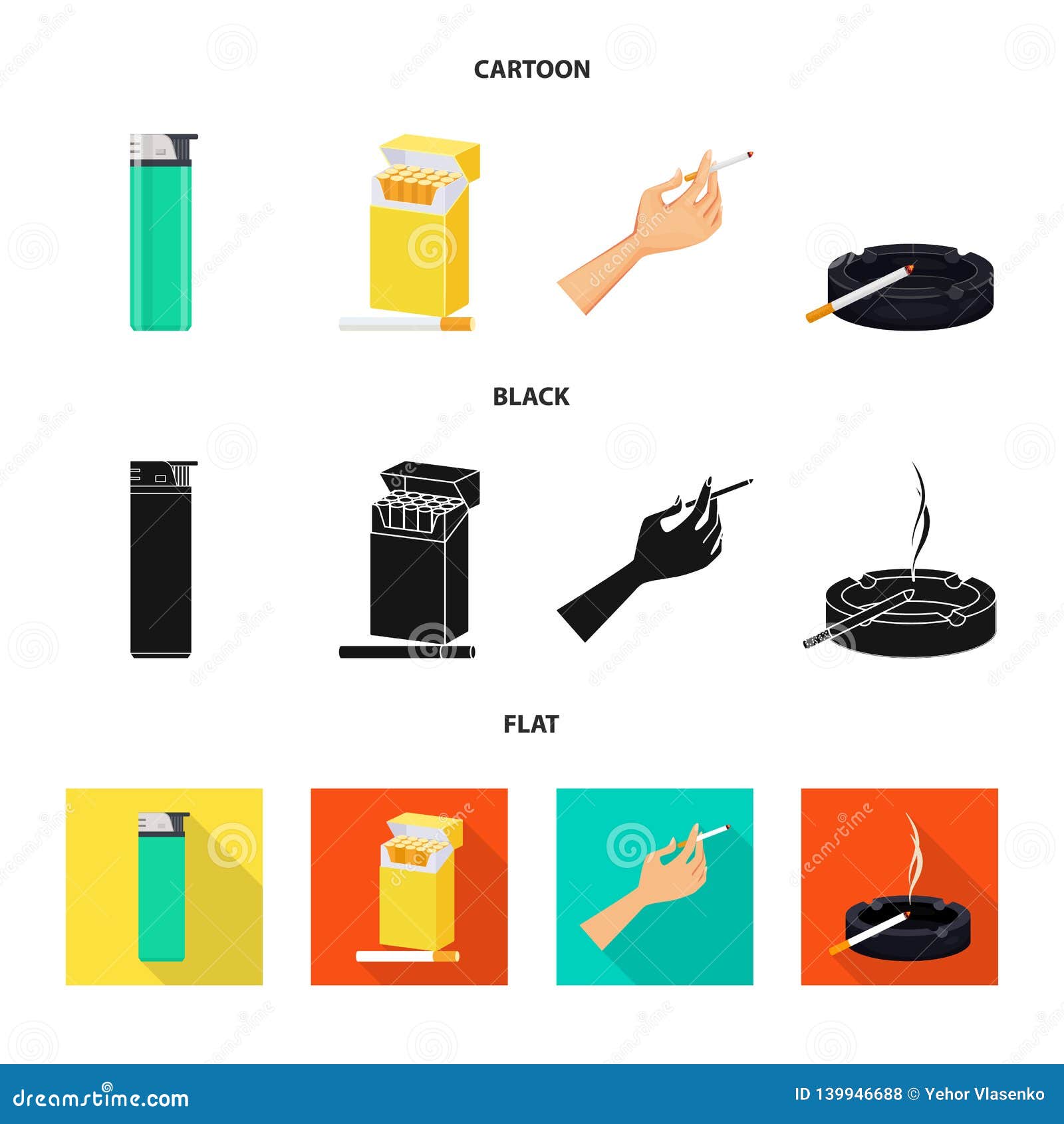 Vector Design of Refuse and Stop Sign. Set of Refuse and Habit Vector ...