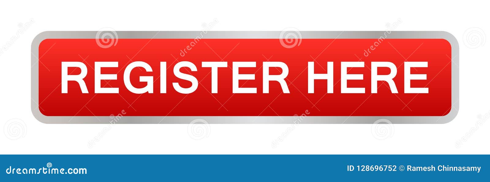 Register here button stock vector. Illustration of business - 128696752