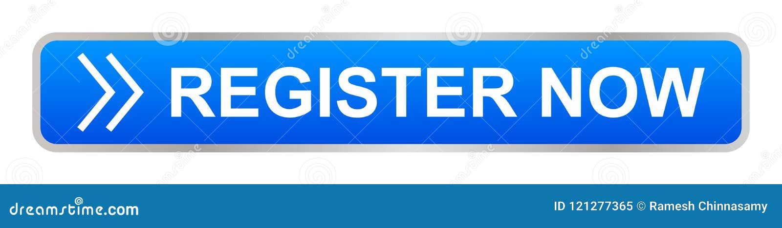 Register now button stock vector. Illustration of color - 121277365