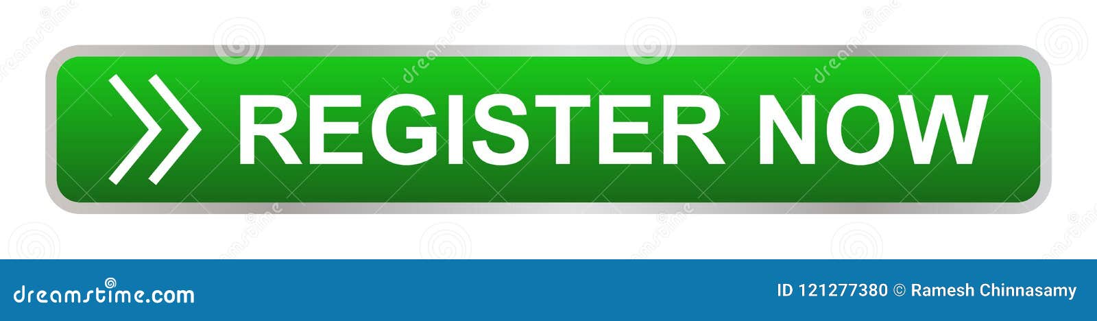 Register now button stock vector. Illustration of advertising - 121277380