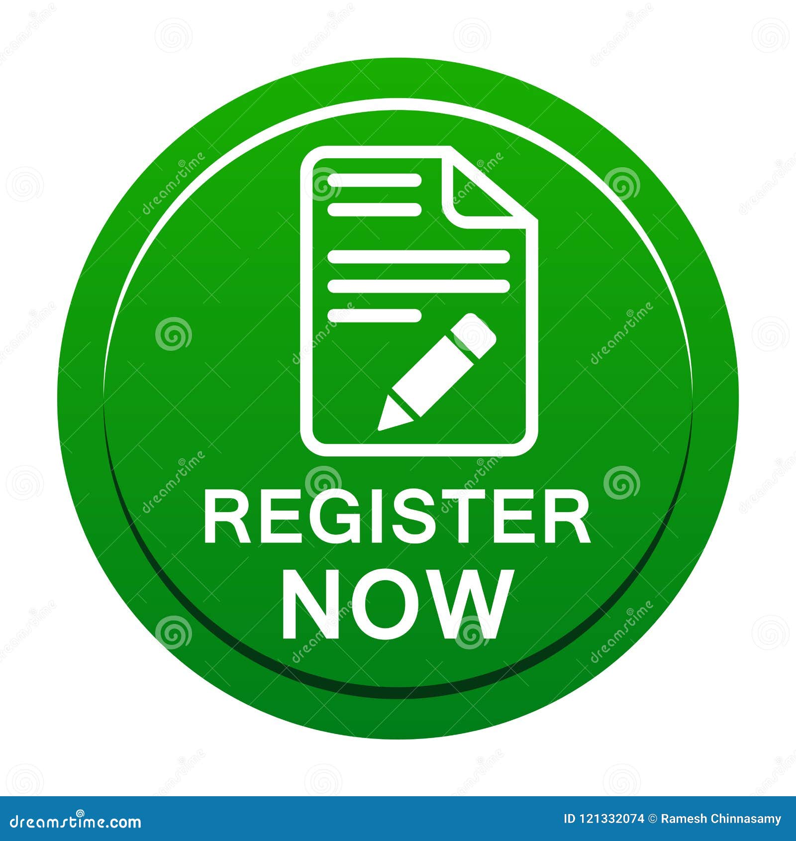 Register now button stock vector. Illustration of enter - 121332074