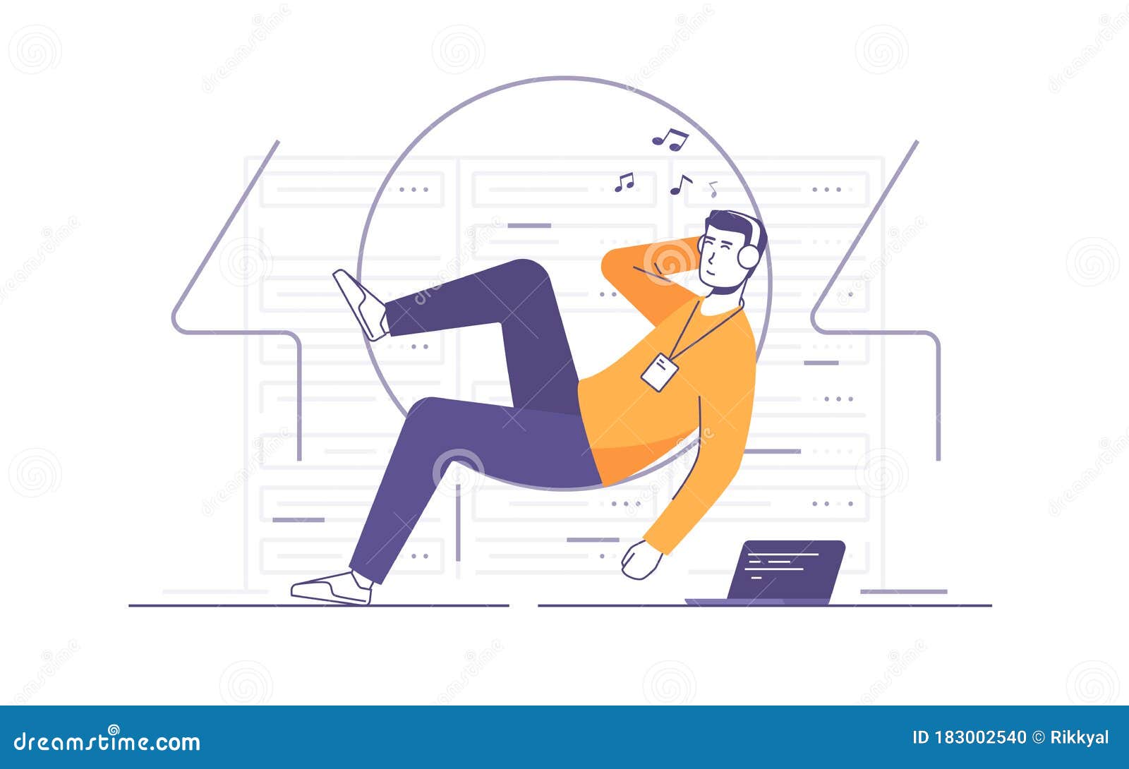 Technician In Server Room. Computer Lan Master With Router Communicate Hardware Cabling Tech ...