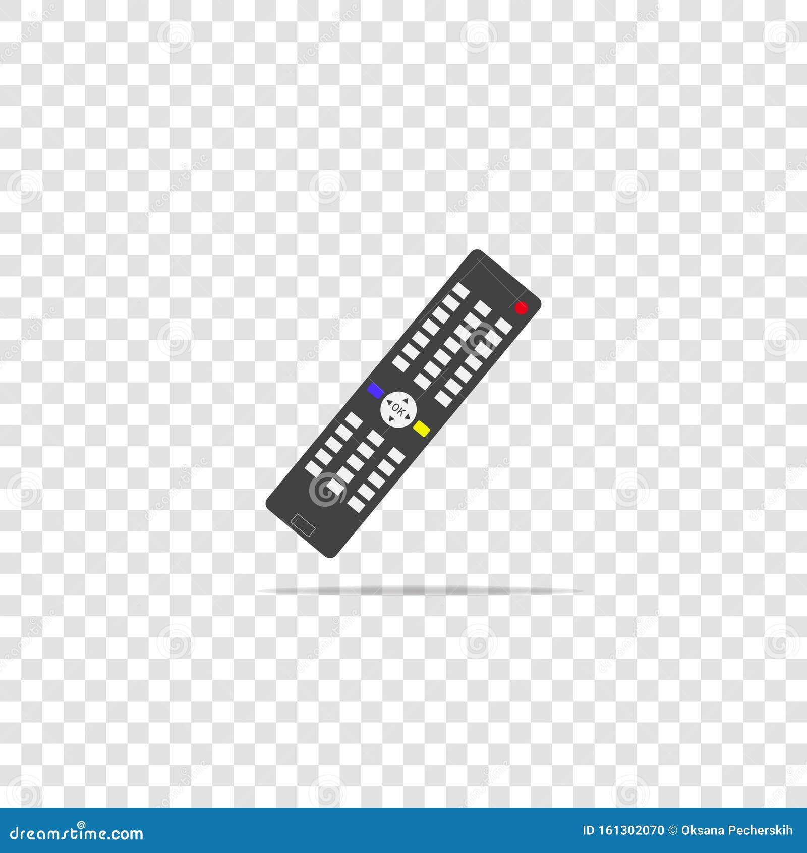 Vector Illustration of a Remote Control. Remote Triggering Device Icon ...