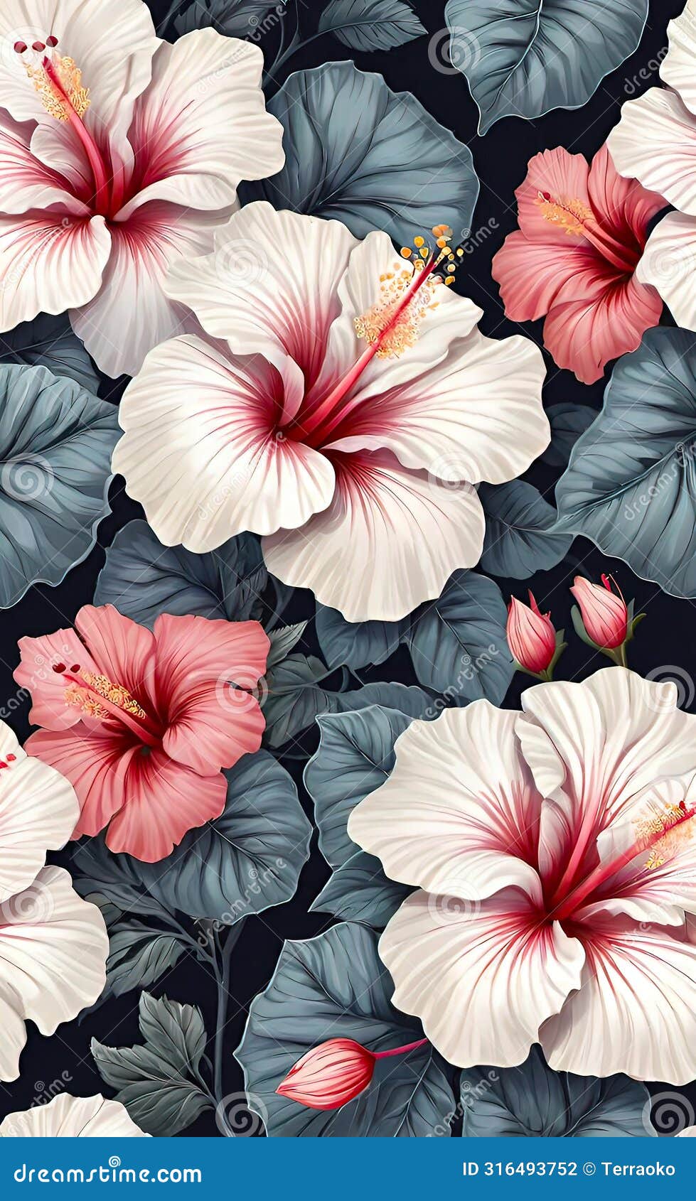 Vector Illustration, Repeating Wallpaper Pattern, Seamless Pattern of ...