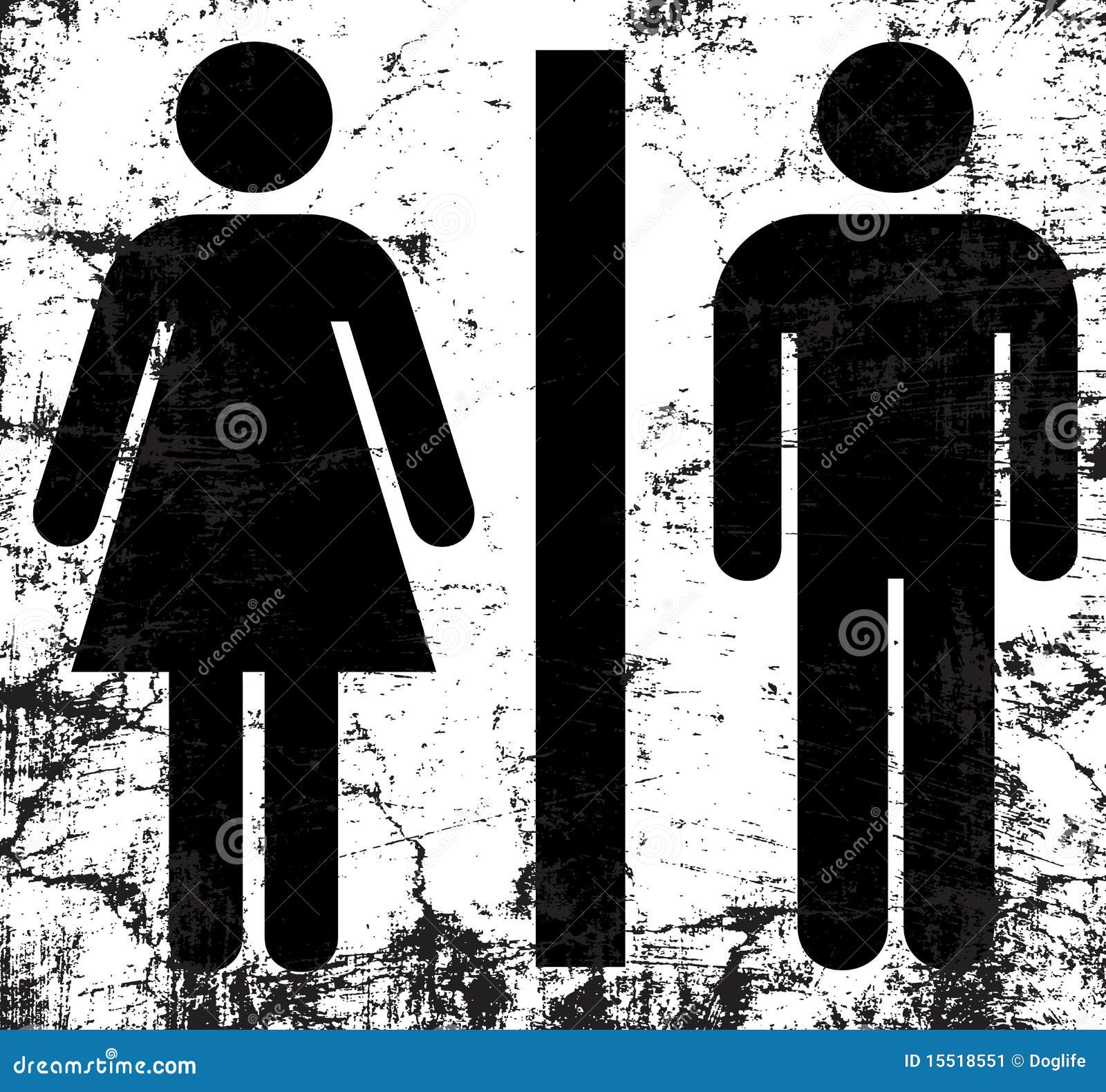 Vector Illustration Restroom Stock Vector - Illustration of restroom ...