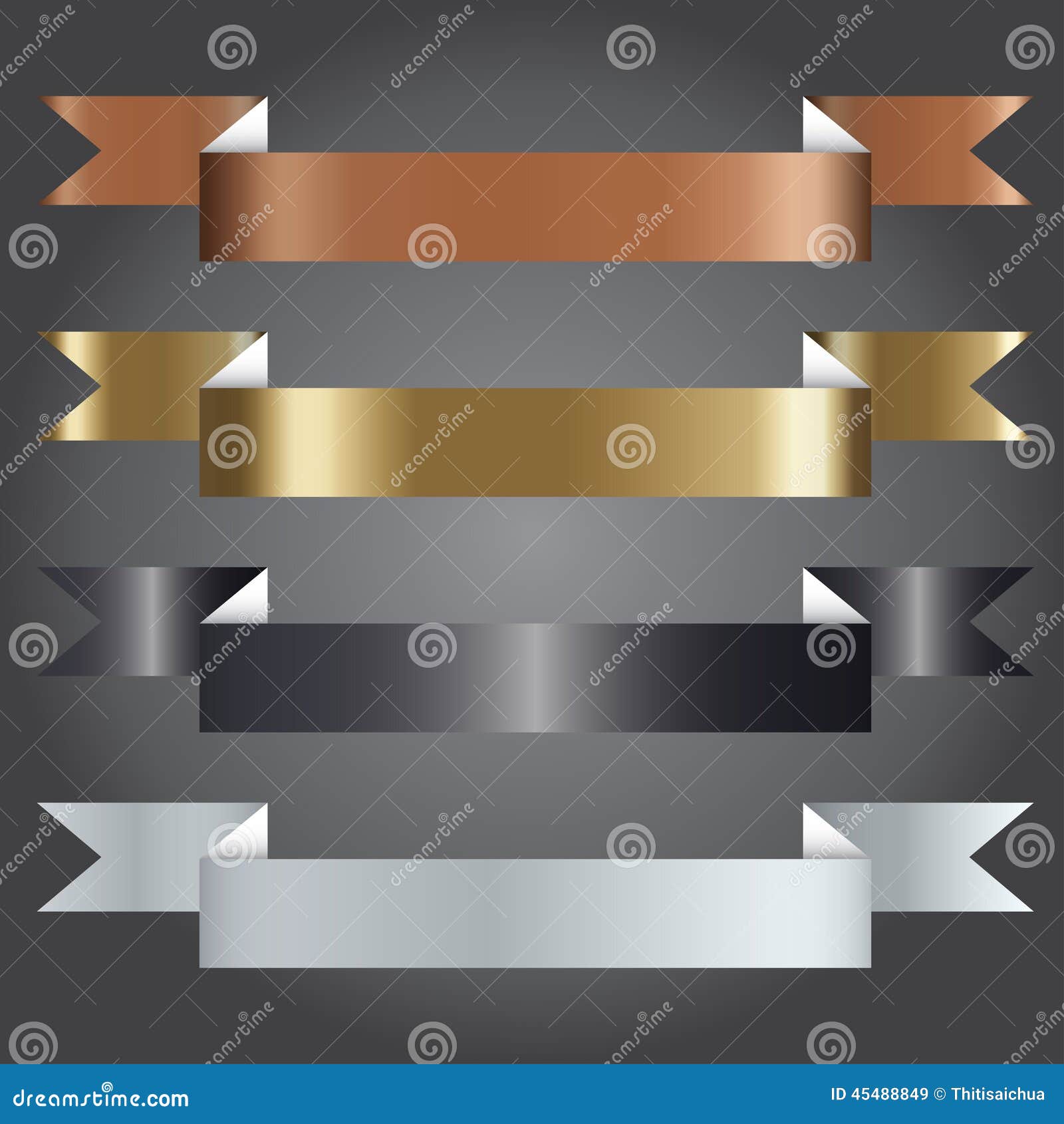 Vector Illustration, Ribbon Symbol for Creative Work Stock Vector ...