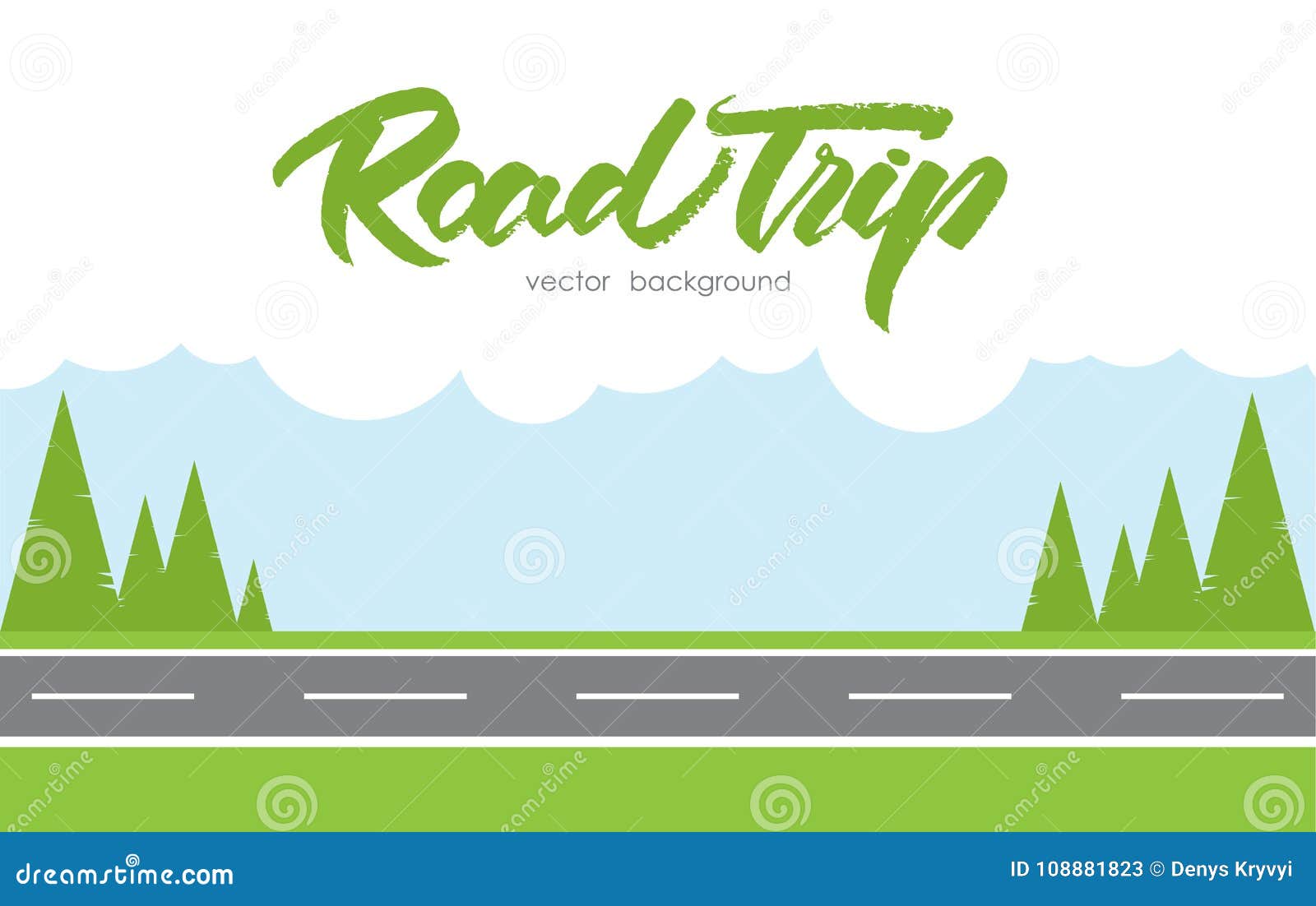 Road Trip Map Clip Art