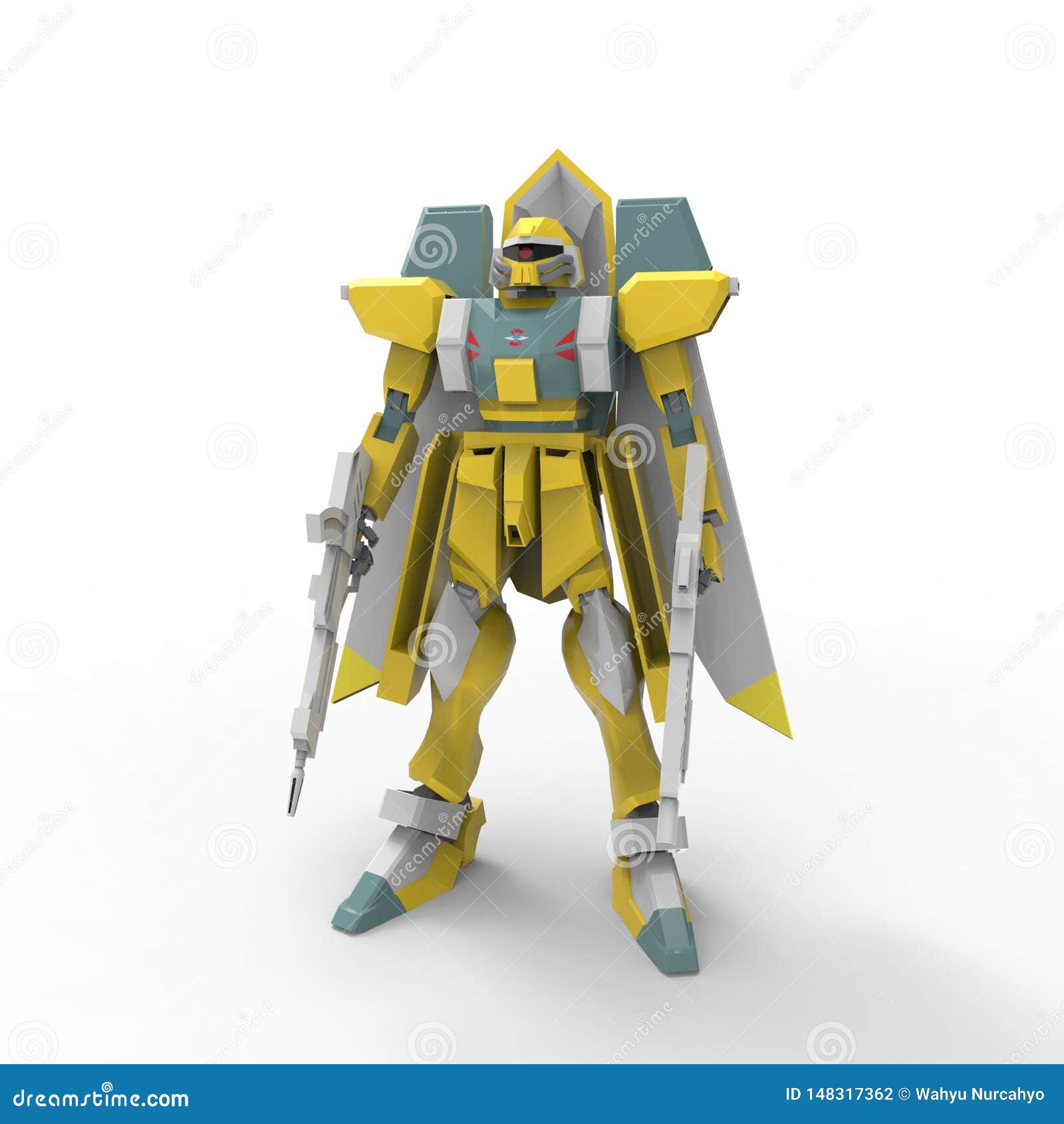 3D Rendering of Robots Created by Using a Blender Tool Editorial ...