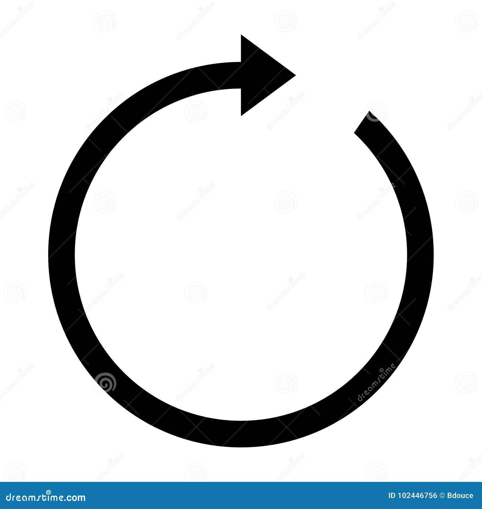 Rotate Arrow Icon stock vector. Illustration of refresh - 102446756 Rotate Arrow Icon stock vector. Illustration of refresh - 102446756