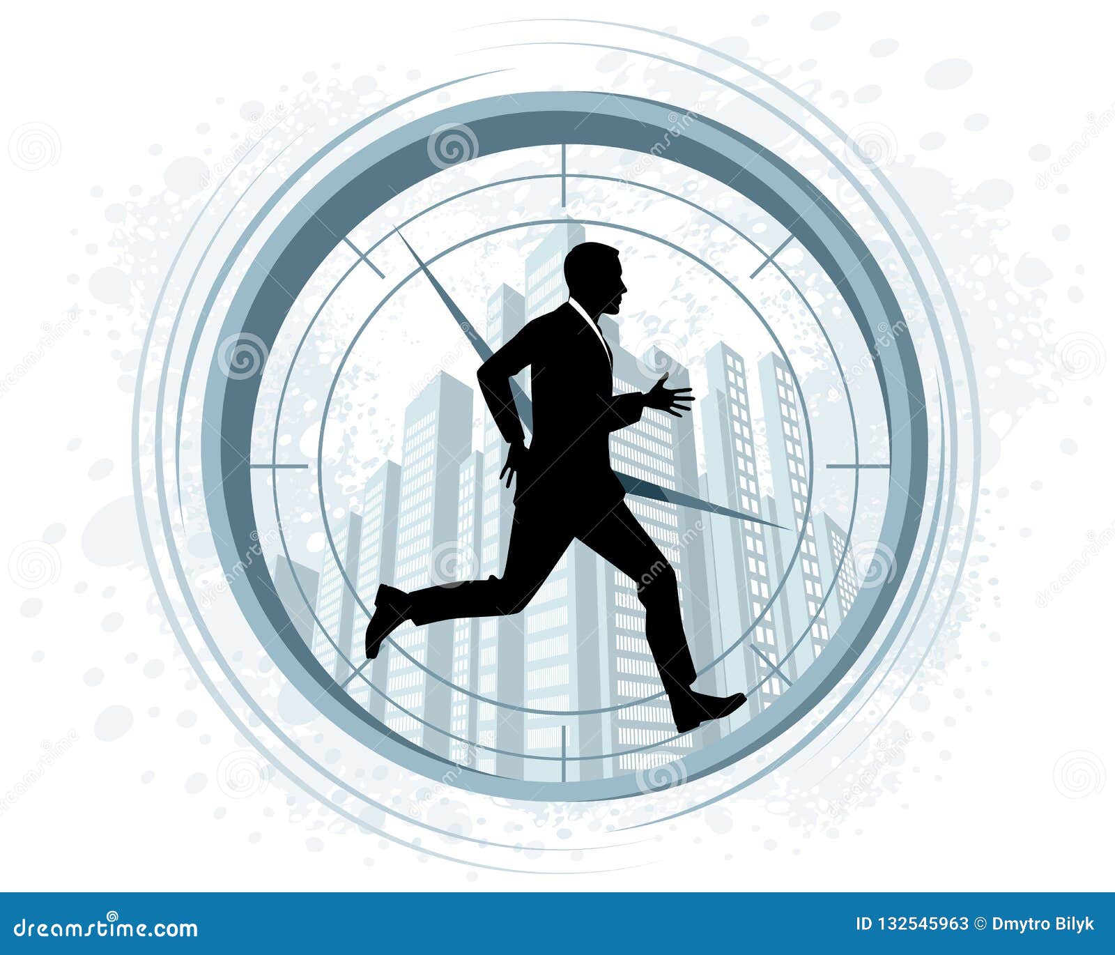 Running Businessman Silhouette Stock Vector - Illustration of schedule ... Running Businessman Silhouette Stock Vector - Illustration of schedule ...