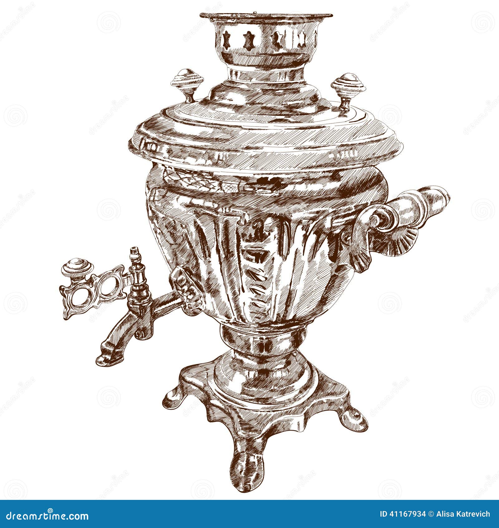 Russian Samovar Logo Royalty-Free Stock Photo | CartoonDealer.com #42405927