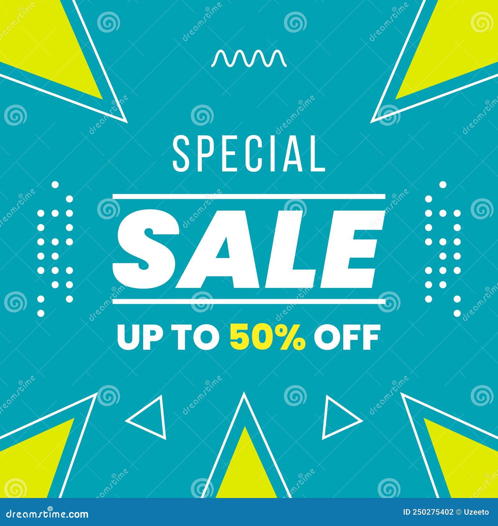 Vector Illustration Special Sale Banner Template.simple Style Stock ...