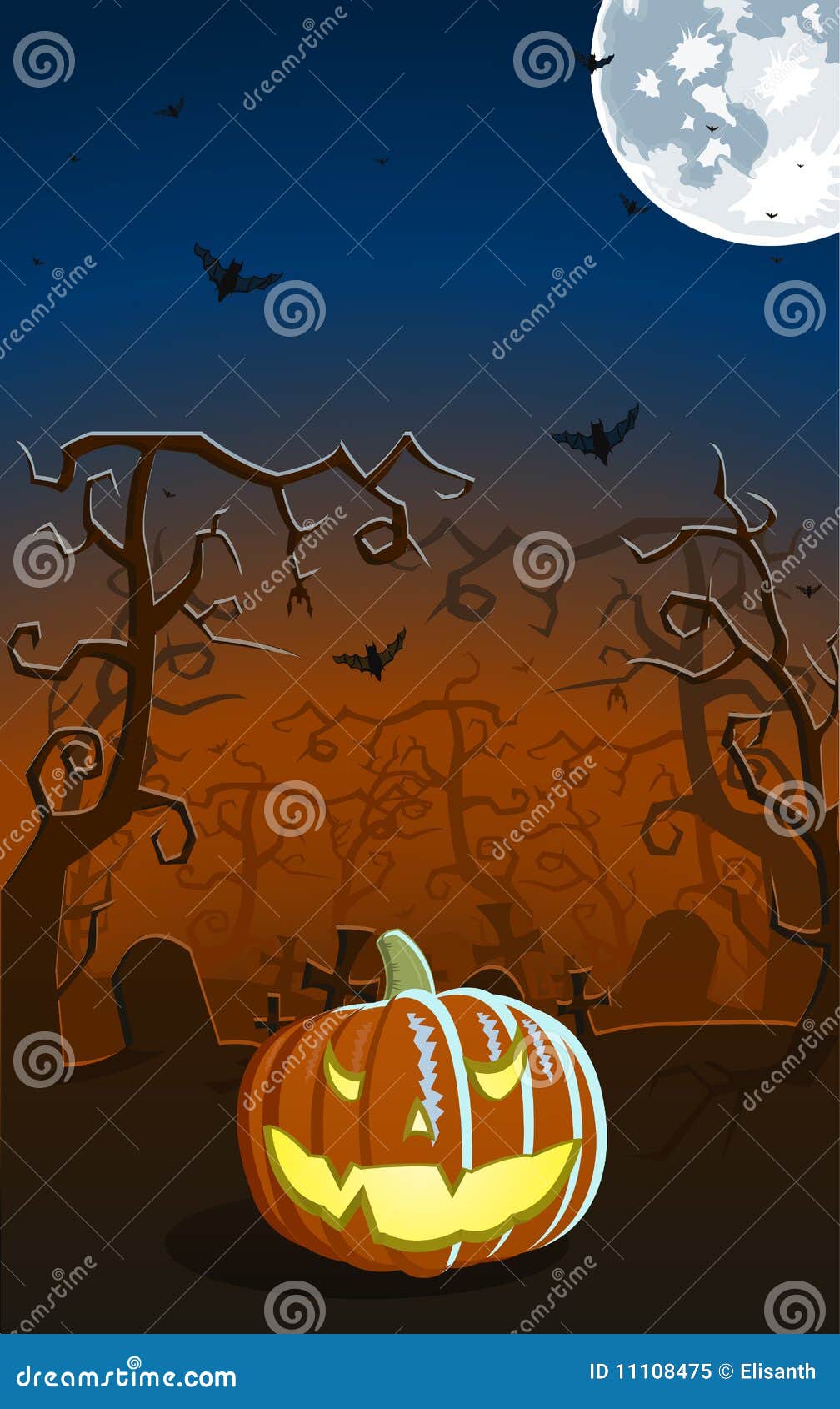 Evil Pumpkin Patch Art