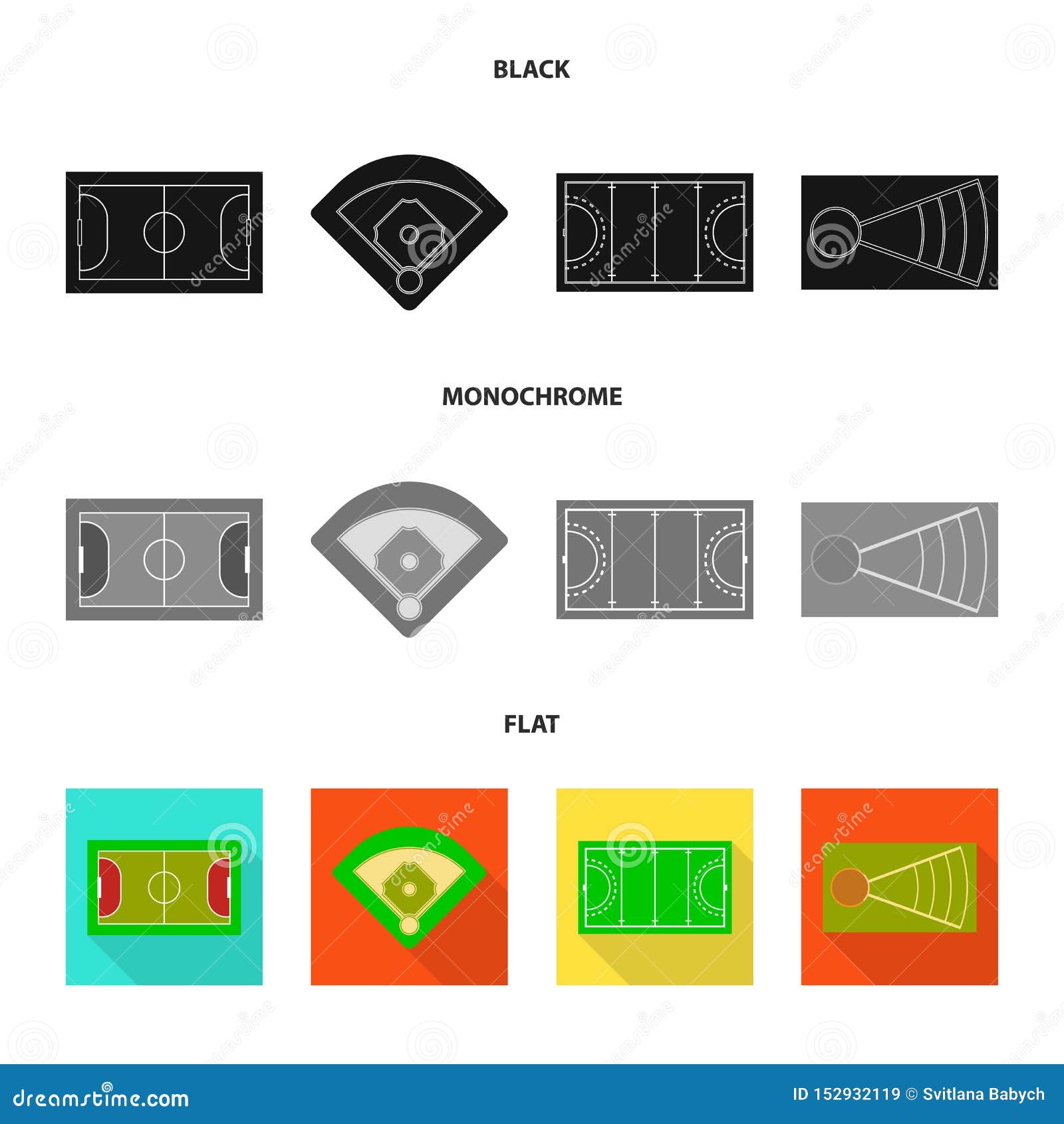 Vector Illustration of Scheme and Construction Icon. Collection of ...
