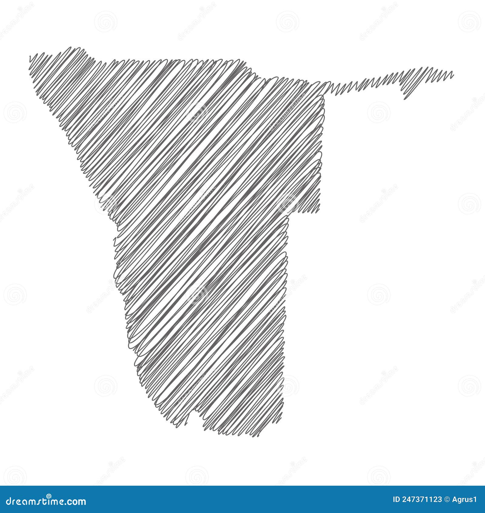 NAMIBIA Map Design. Country Names In Different Languages And Map Shape ...