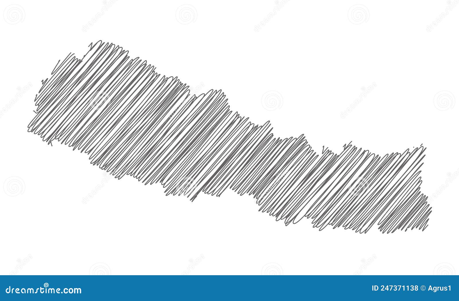 Vector Illustration of Scribble Drawing Map of Nepal Stock Vector - Illustration of nation ...
