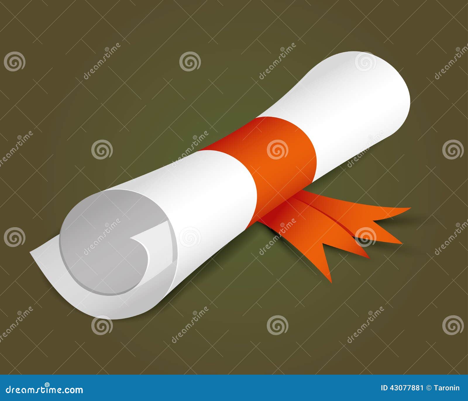 Vector Illustration. Scroll. Stock Vector - Illustration of drawing ...