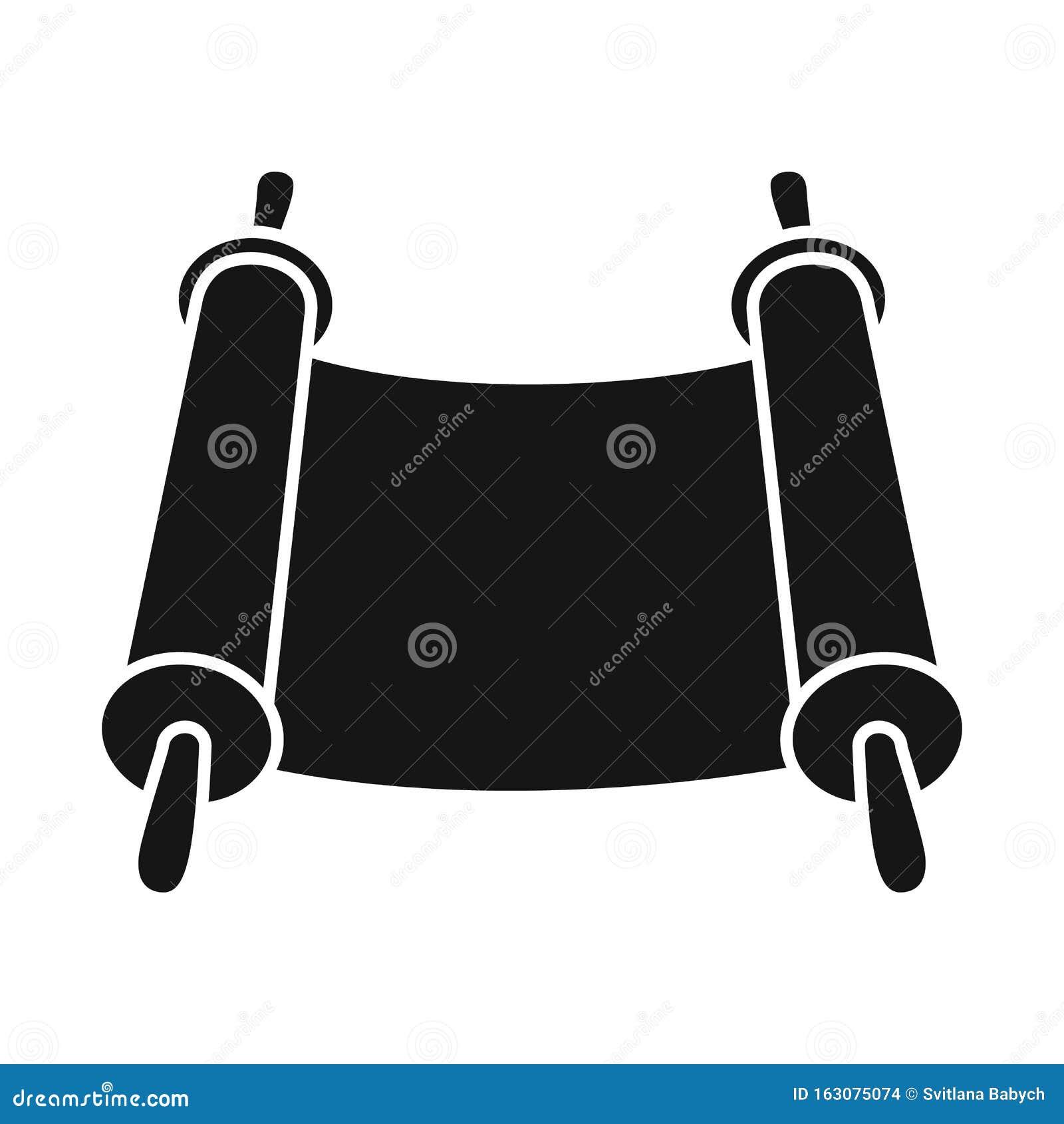 Vector Design of Scroll and Parchment Icon. Web Element of Scroll and ...