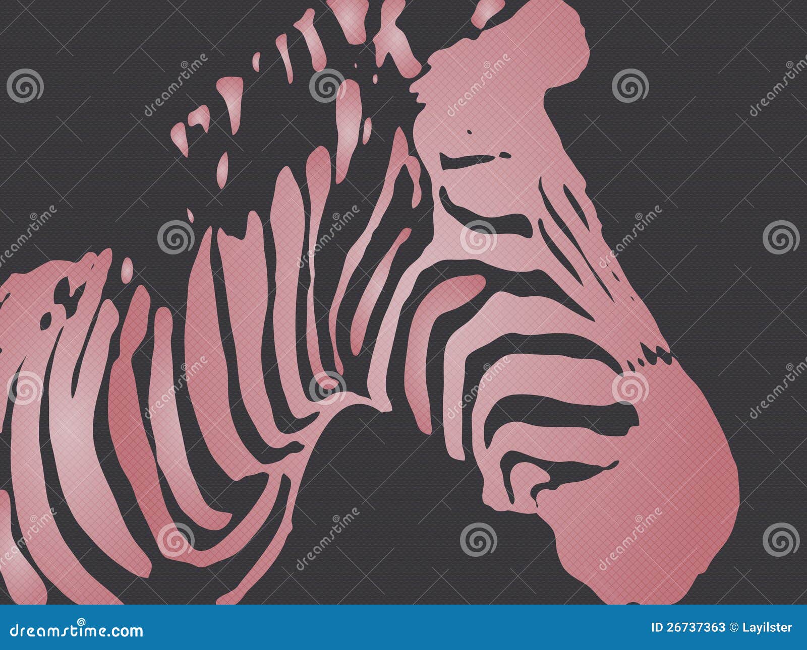 Vector Illustration of Seamless Colorful Zebra, Stock Vector ...