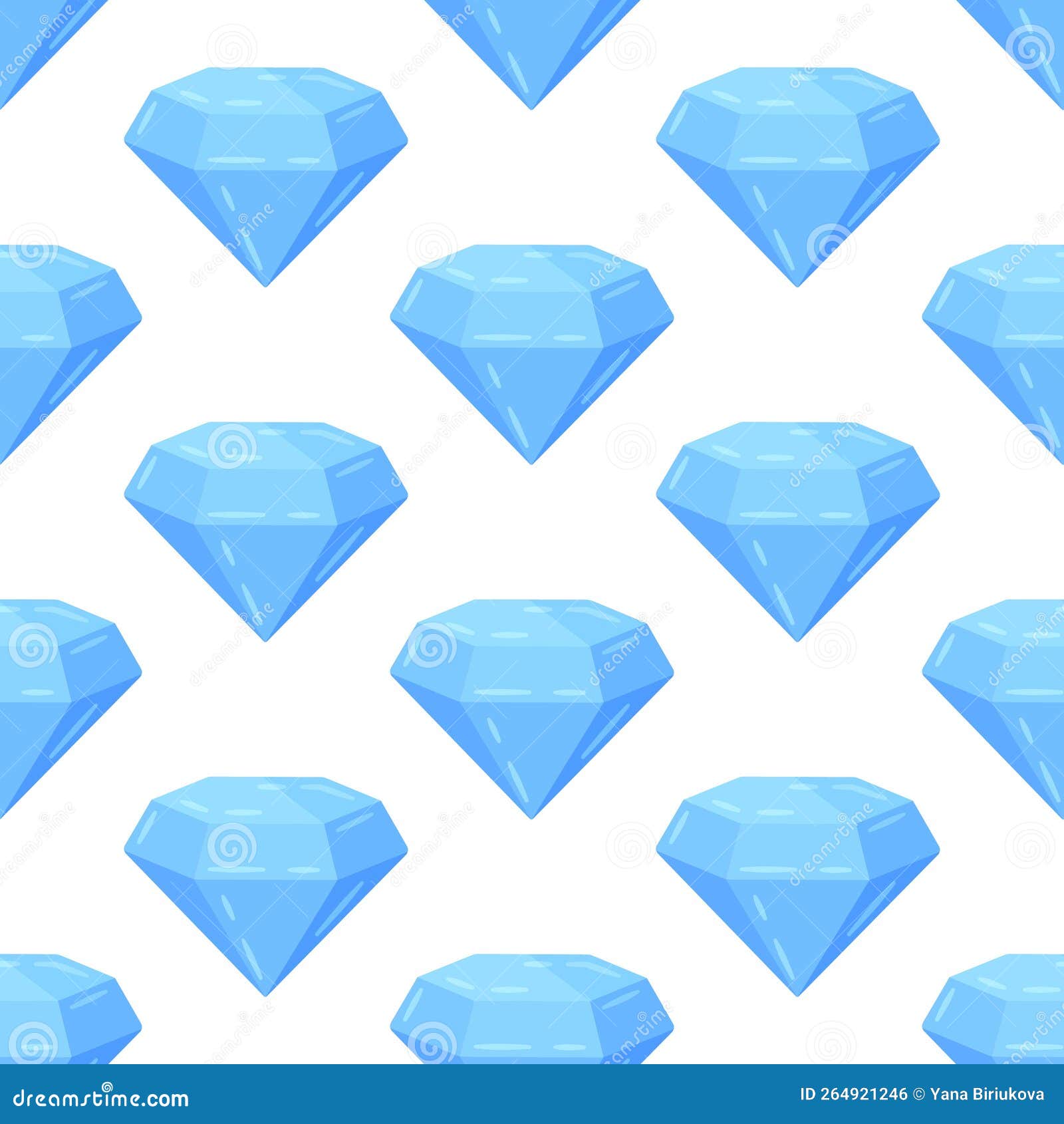 Vector Illustration of a Seamless Vector Pattern of Diamonds. Stock ...