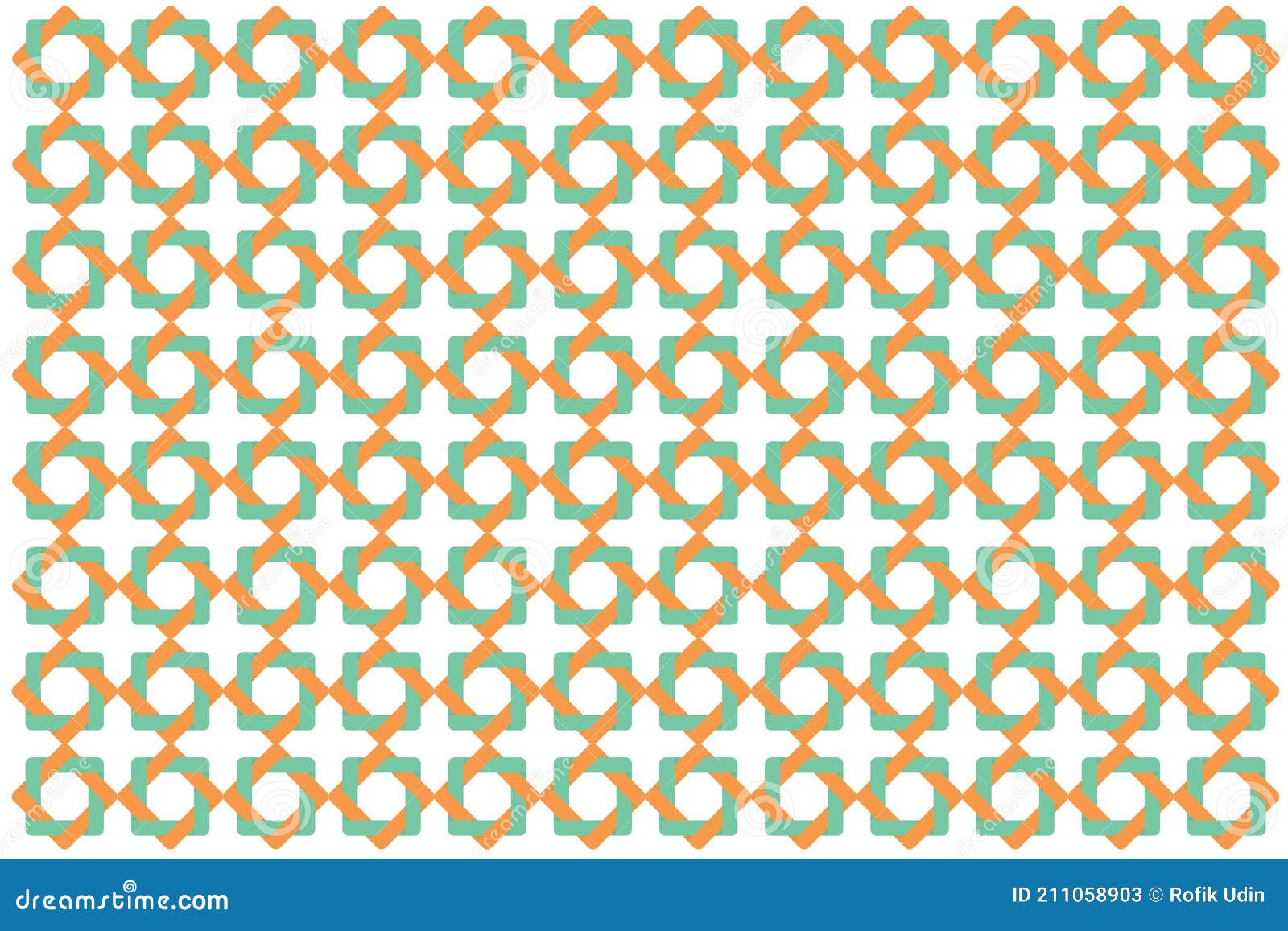 Seamless Pattern Octagonal Star Stock Vector - Illustration of ...