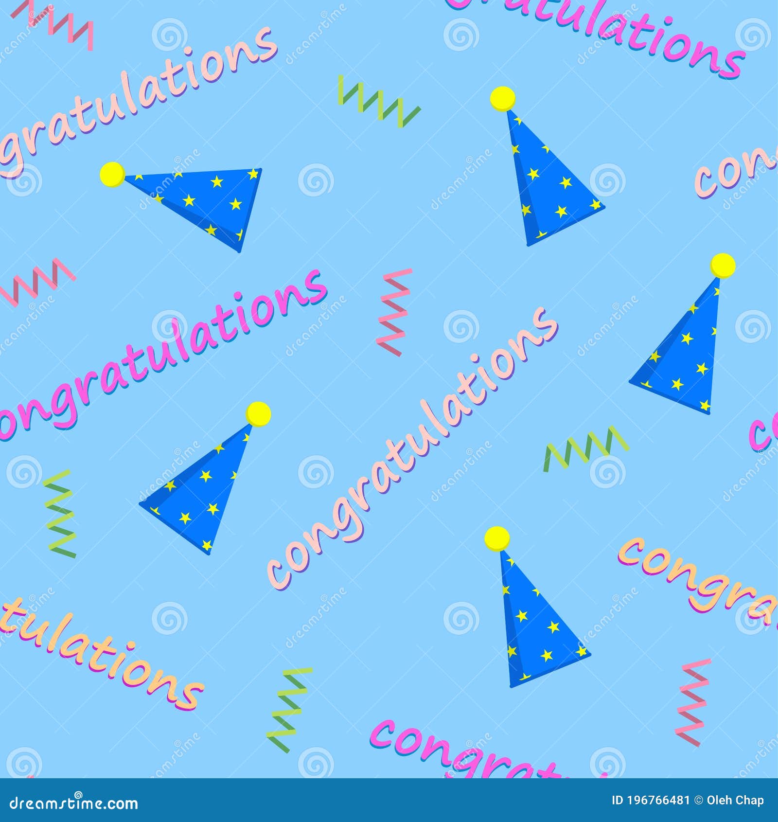 Vector Illustration. Seamless Pattern. Stock Vector - Illustration of ...