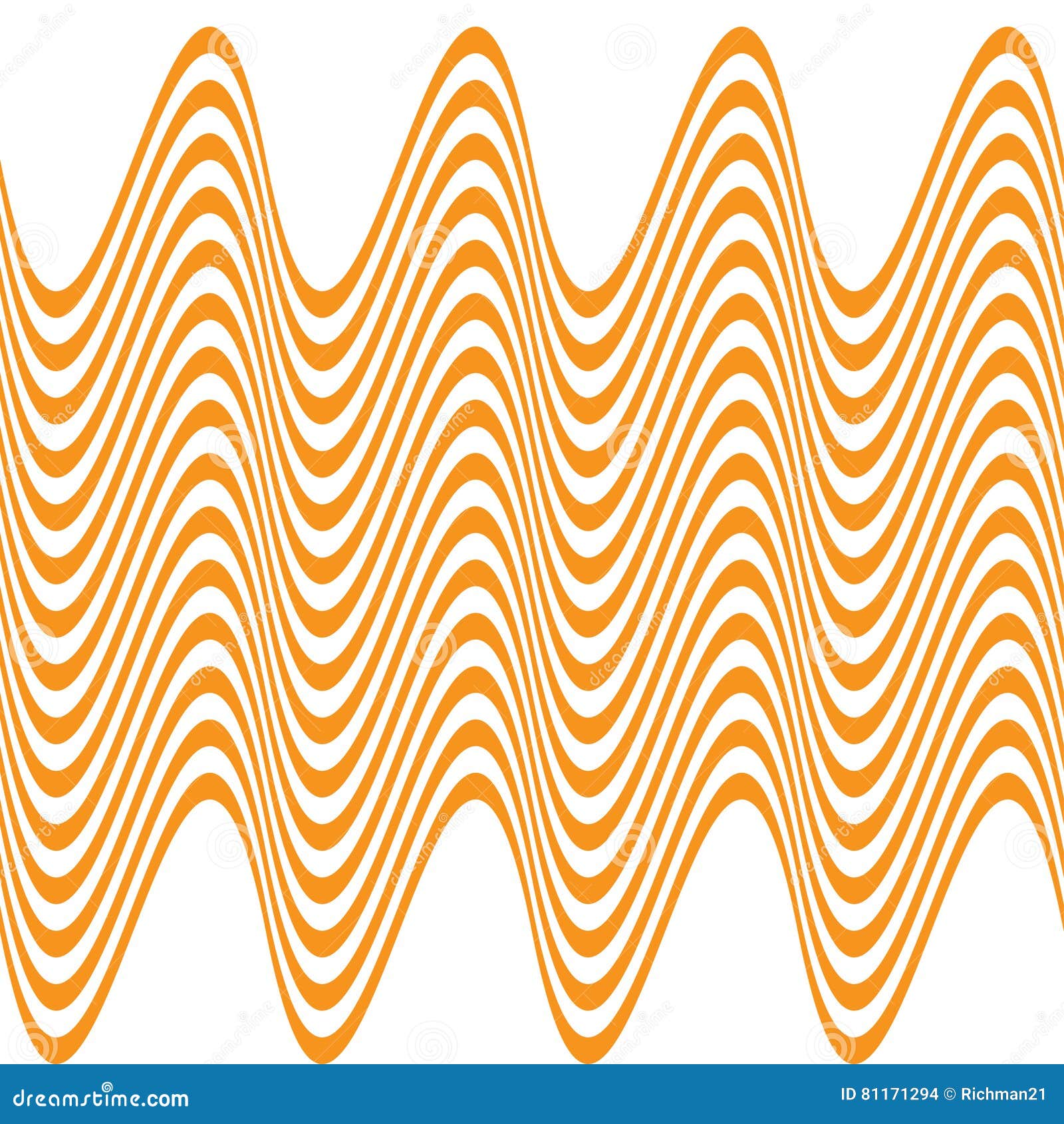 Vector Illustration of a Seamless Pattern Wave Stock Vector ...