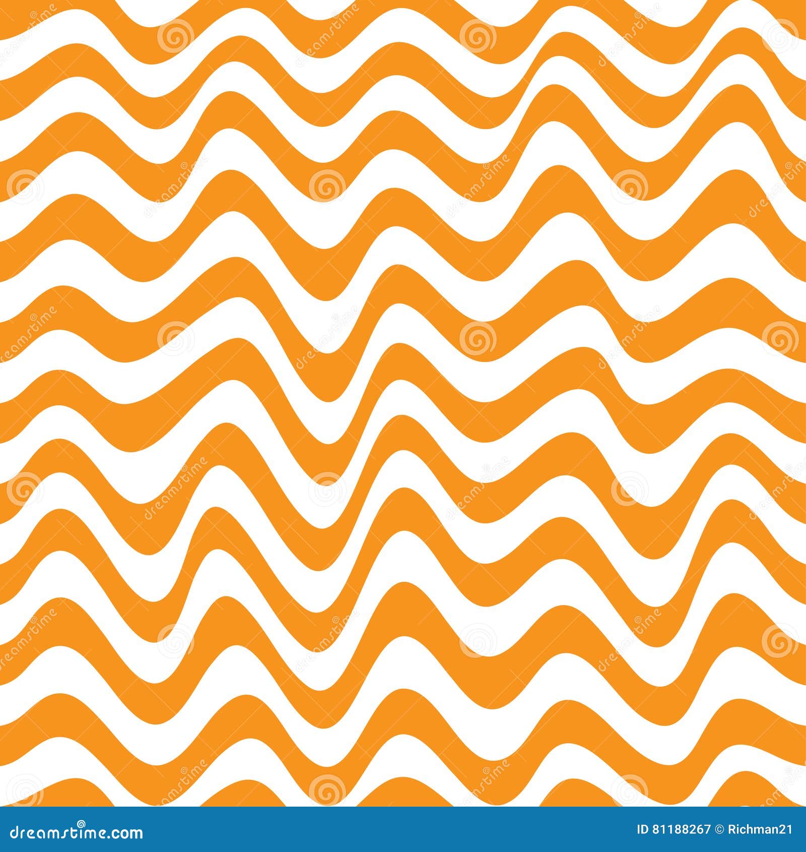Vector Illustration of a Seamless Pattern Wave Stock Vector ...