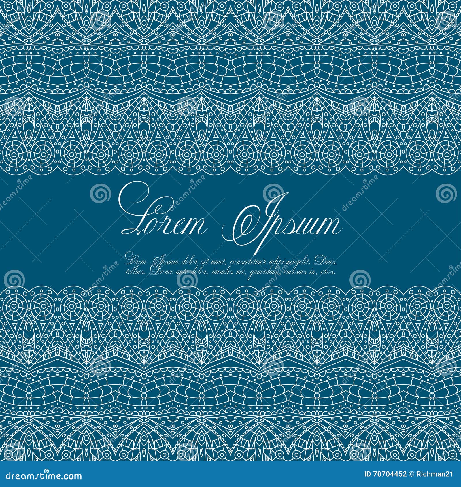 Vector Illustration of a Seamless Repeating Crochet Pattern. Stock ...