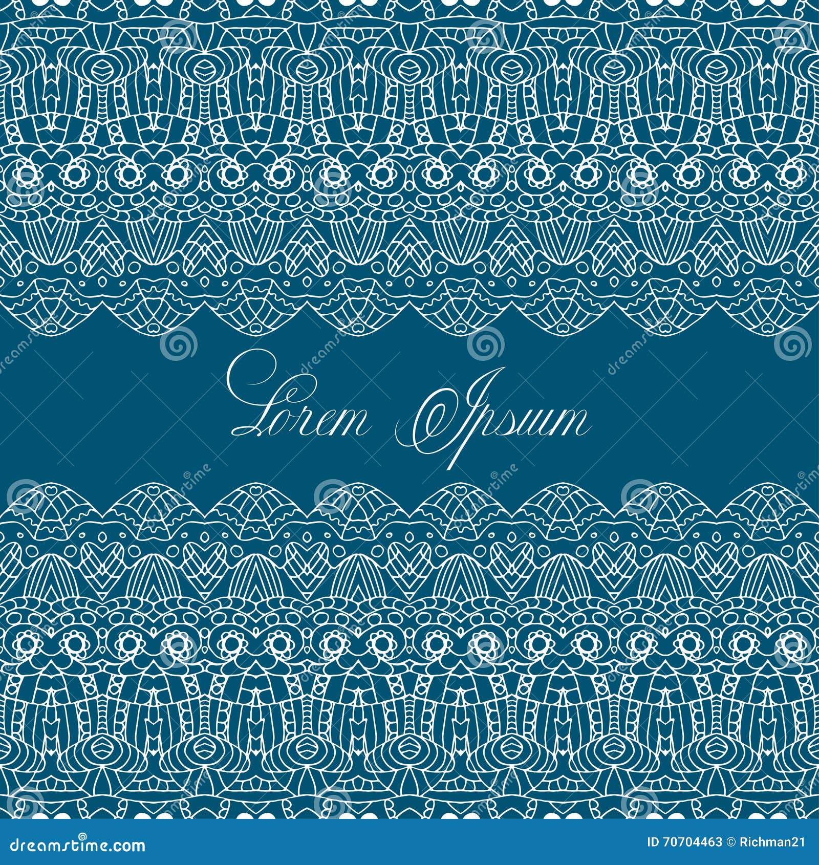 Vector Illustration of a Seamless Repeating Crochet Pattern. Stock ...