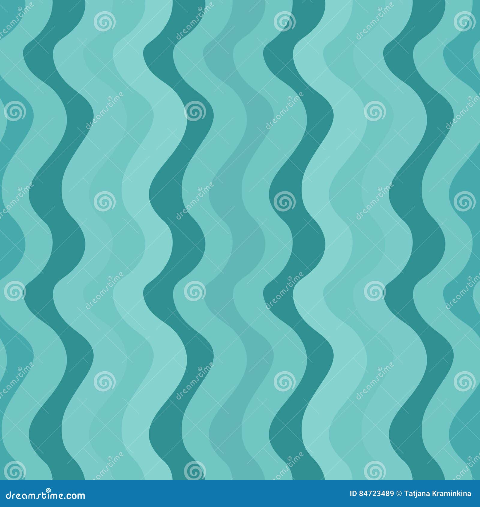 A Vector Illustration of Seamless Wavy Pattern. Stock Vector ...