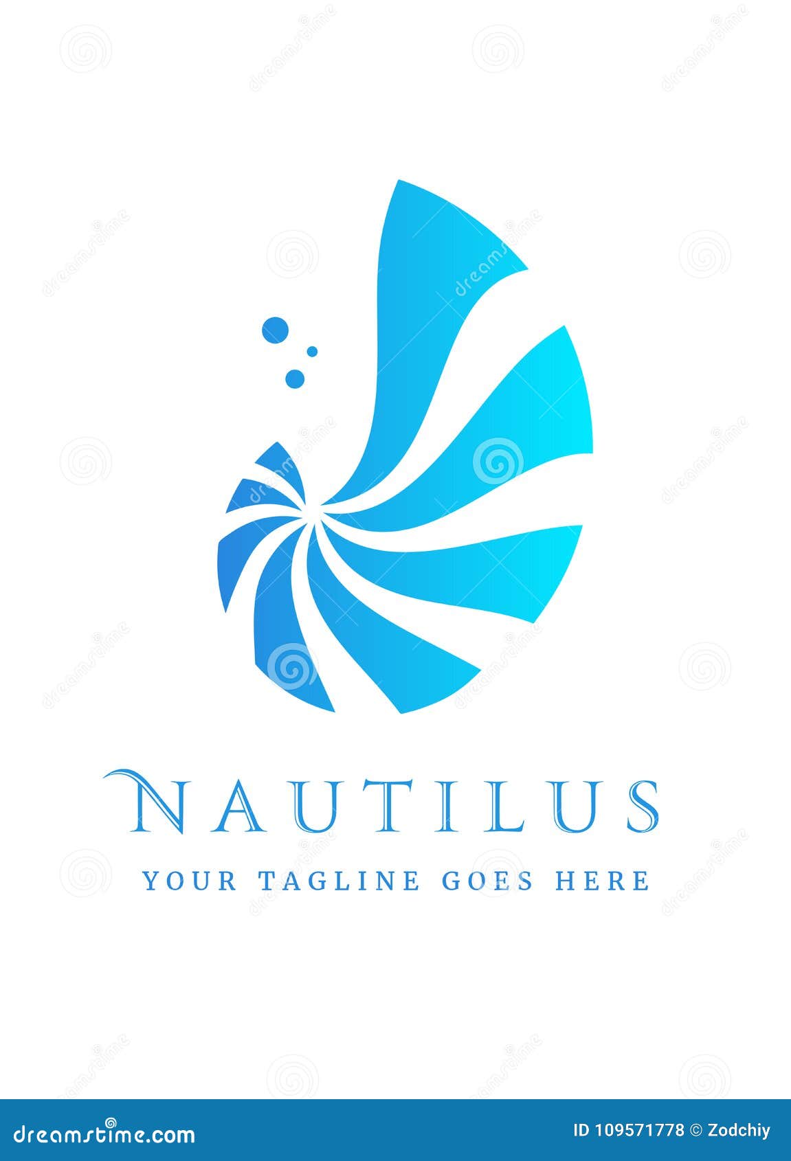 Nautilus-logo copy stock vector. Illustration of design - 109571778