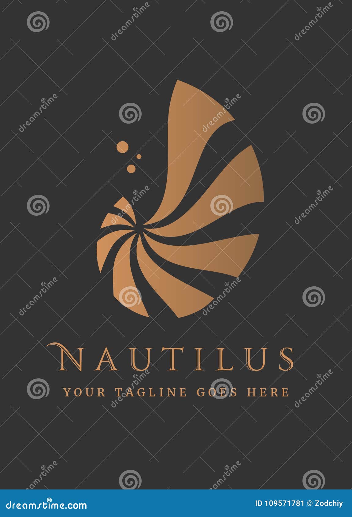 Nautilus-logo copy stock vector. Illustration of logos - 109571781