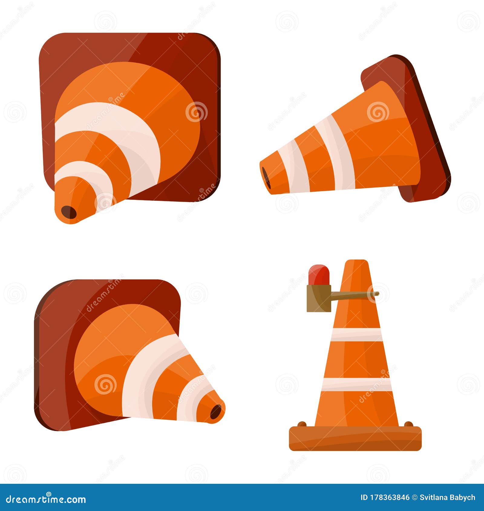 Vector Illustration of Security and Construction Icon. Set of Security ...