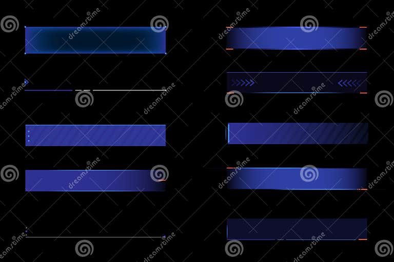 Vector Illustration. Set of Blank Borders for Information, Graphs ...