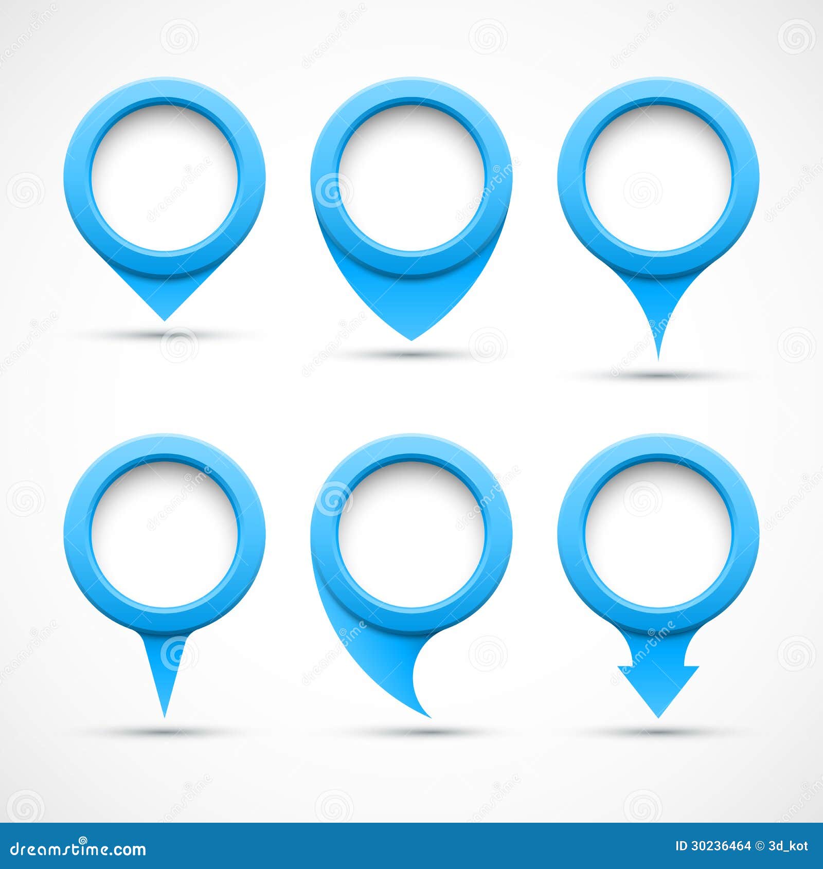 Blue Circle Icon