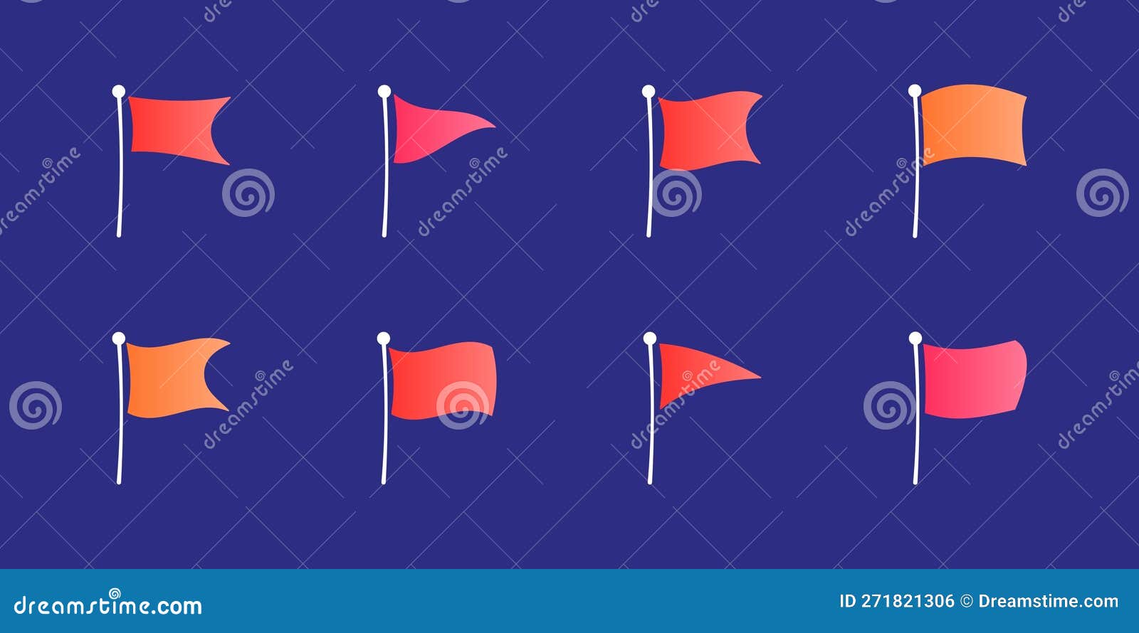 Vector illustration stock vector. Illustration of flag - 271821306