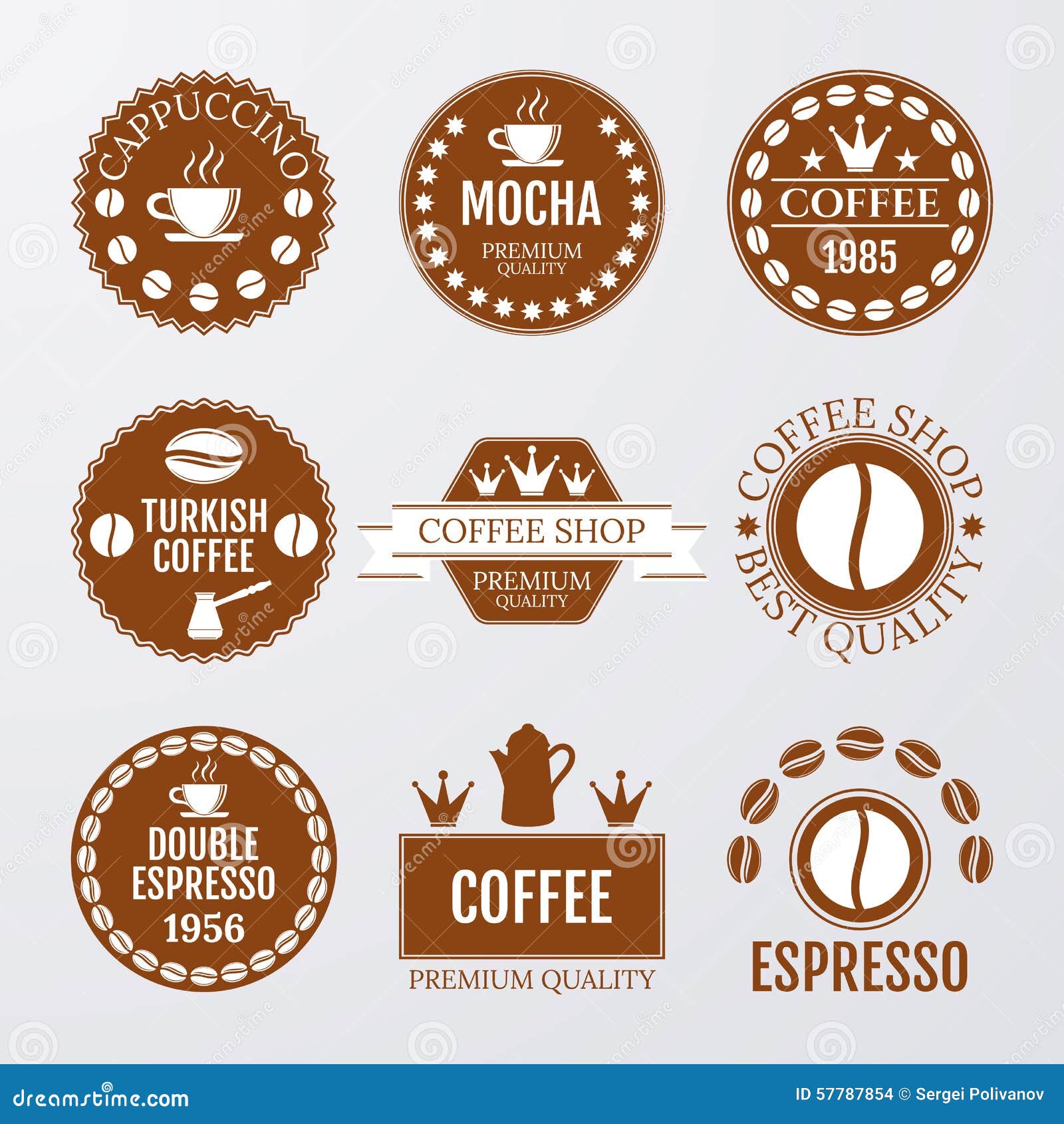 Coffee Theme Staggered Background Cartoon Vector | CartoonDealer.com ...