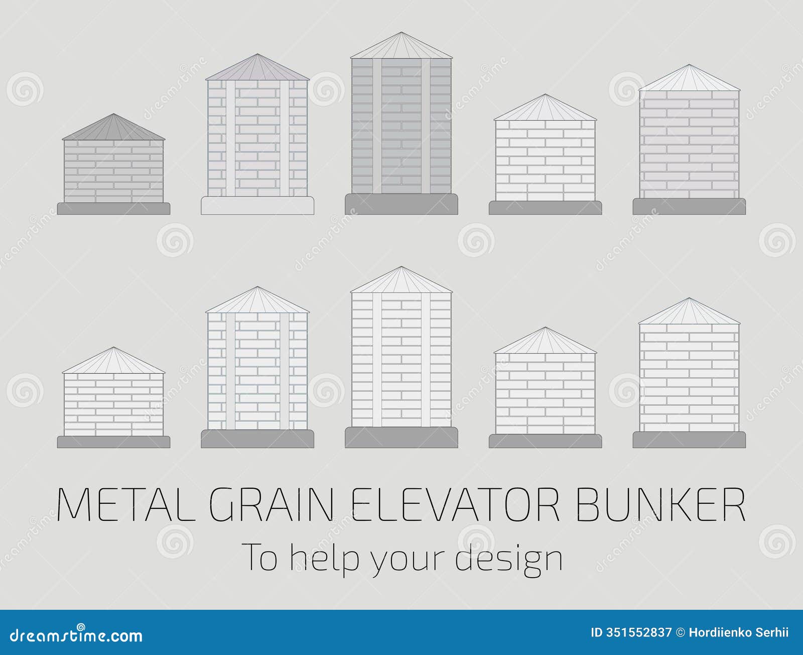 Grain Hopper Isolated On White Background Royalty-Free Stock ...