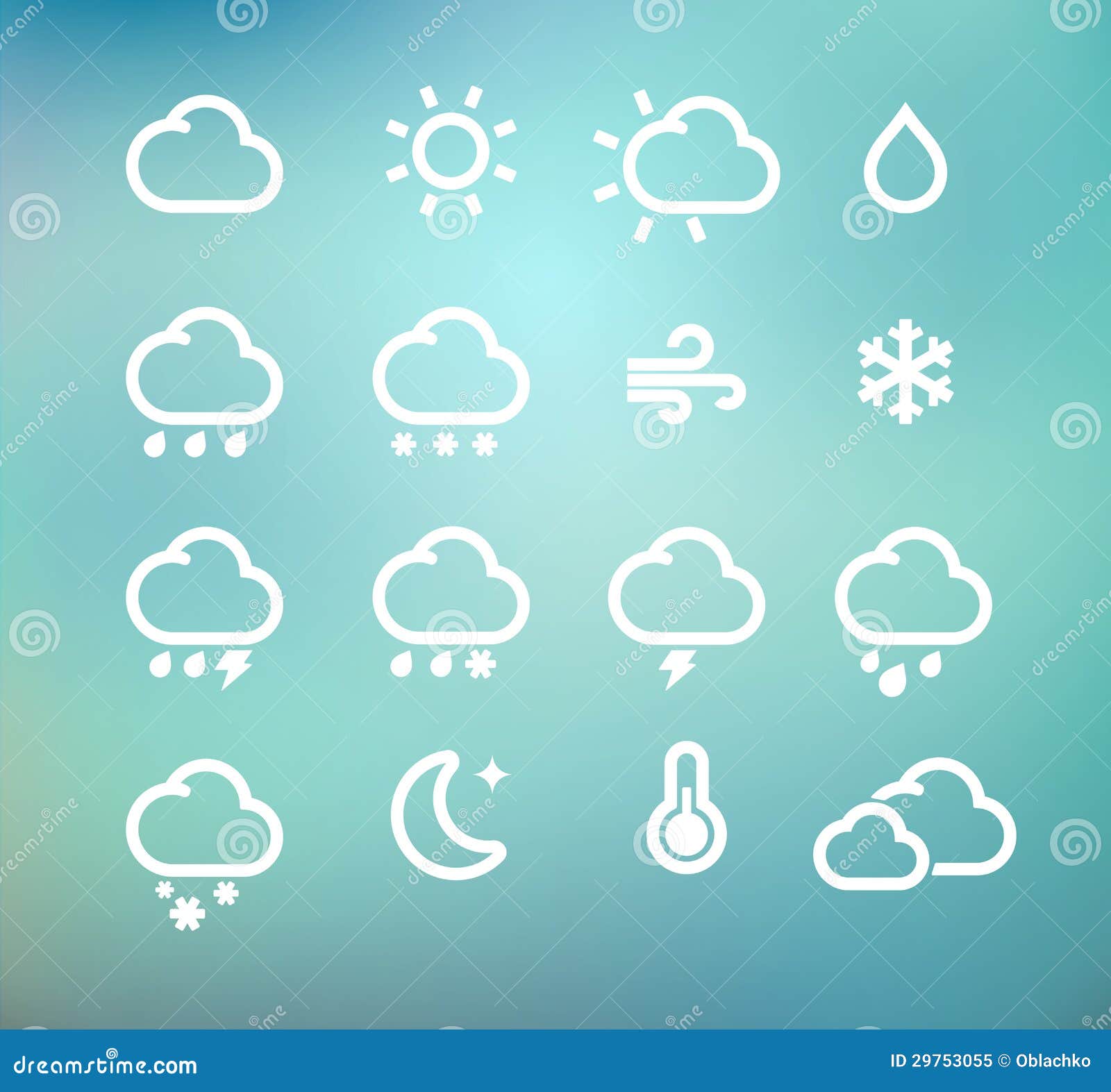 Original Weather Icon Stock Illustrations – 736 Original Weather Icon ...