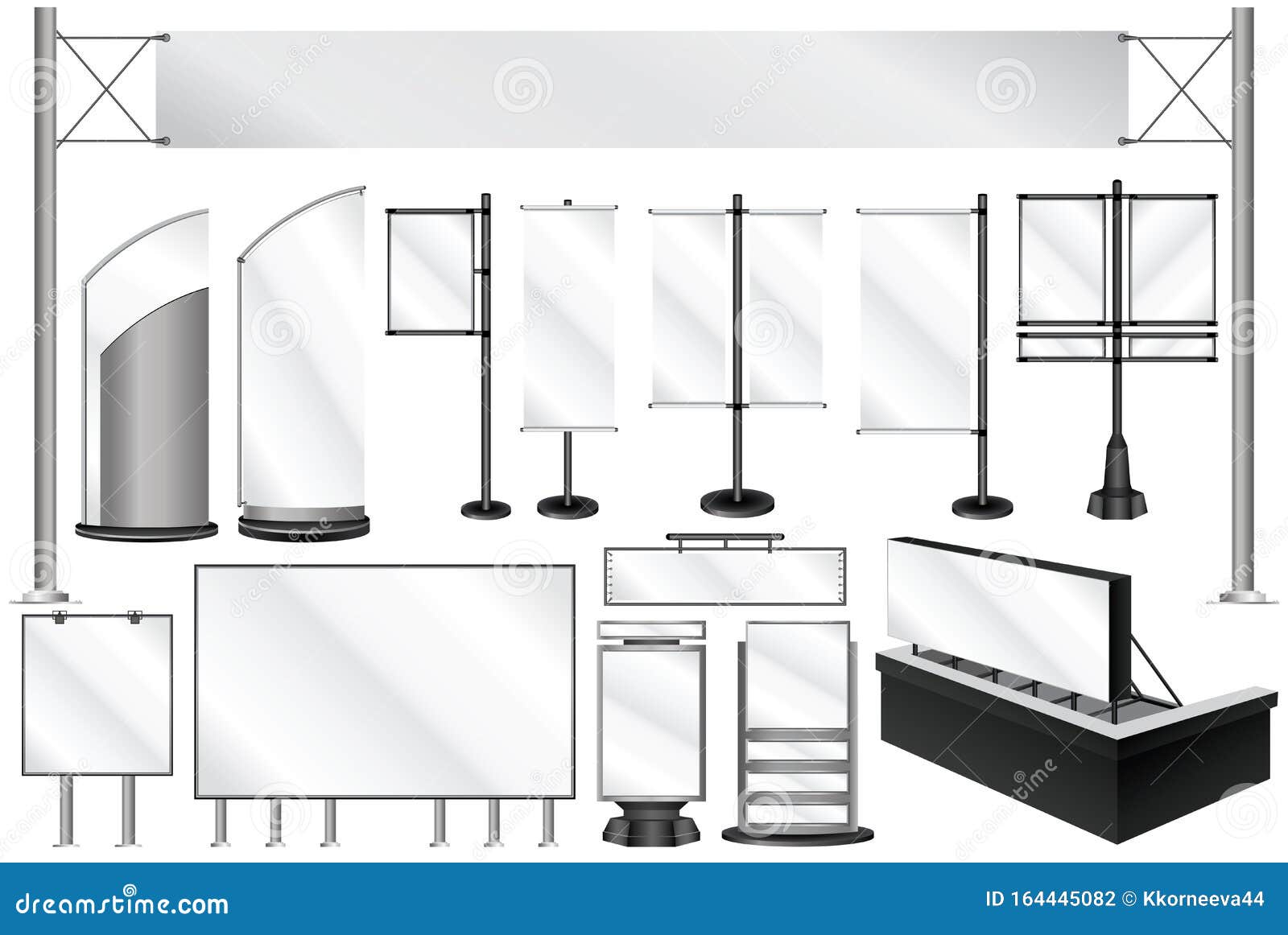 Vector Illustration, A Set Of Templates For Branding, Mockup For The ...
